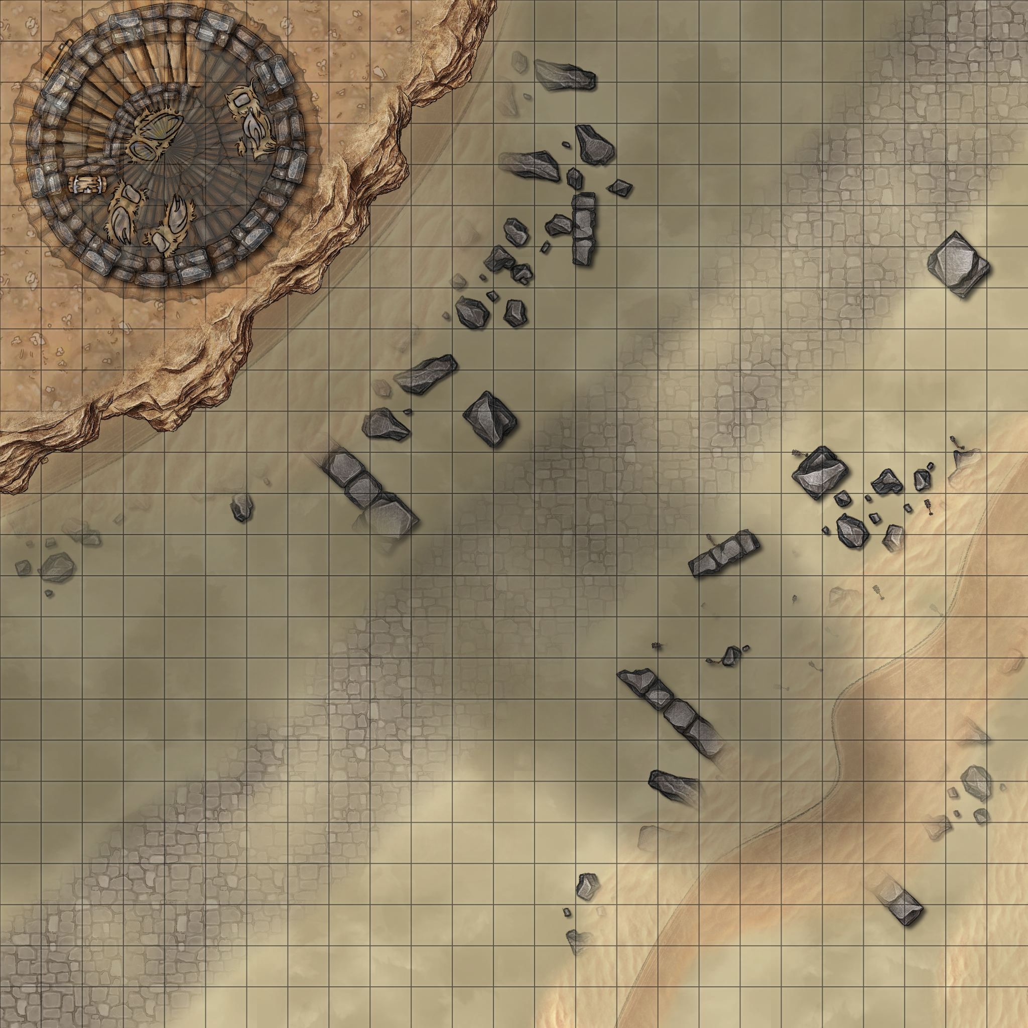 Day 5: Road Map (25x25) | Inkarnate - Create Fantasy Maps Online