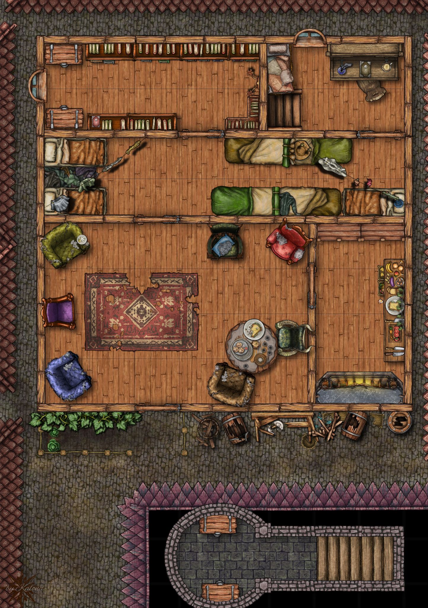 Amberdune Hideout | Inkarnate - Create Fantasy Maps Online
