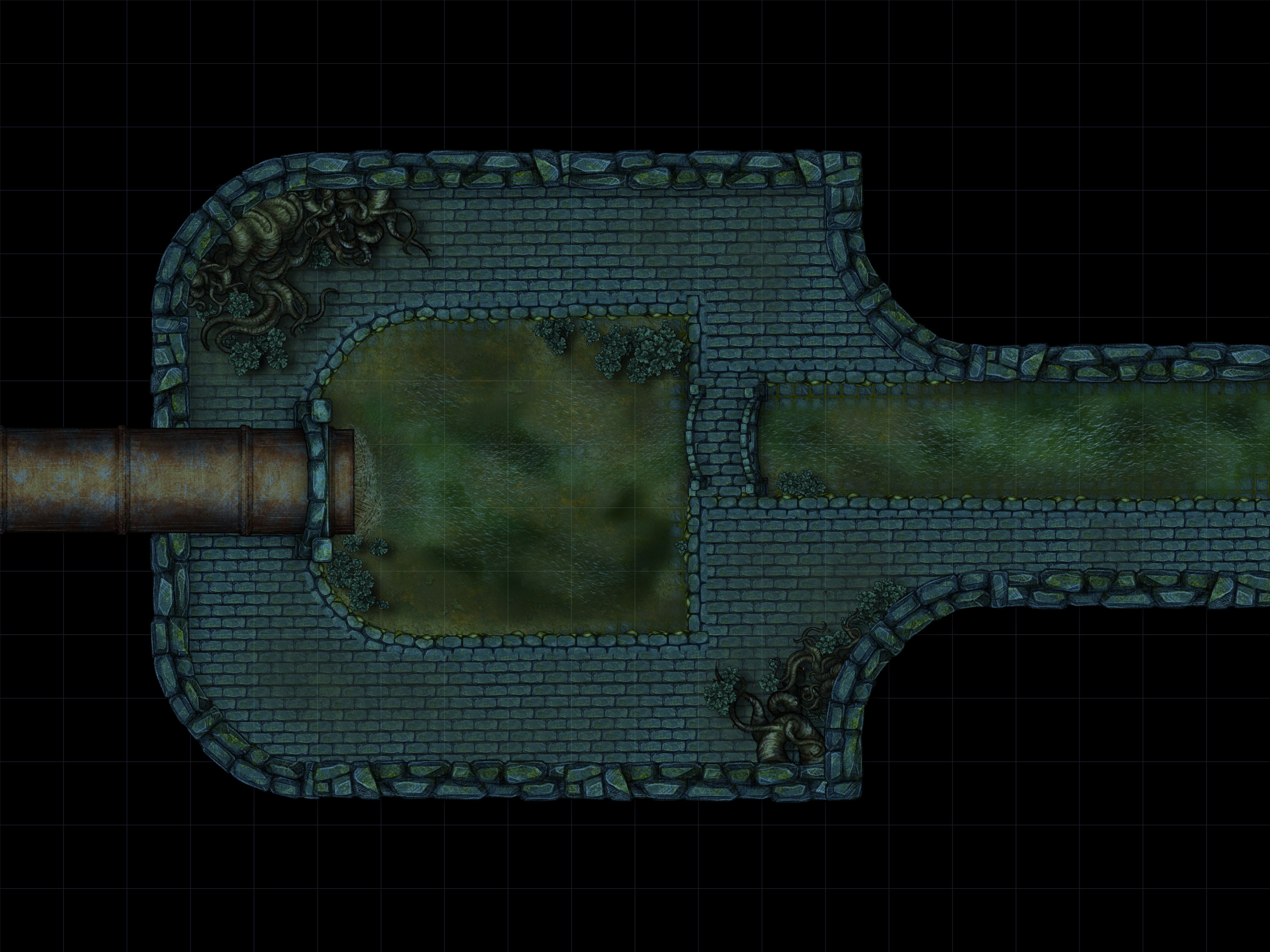 Castle Sewer End | Inkarnate - Create Fantasy Maps Online