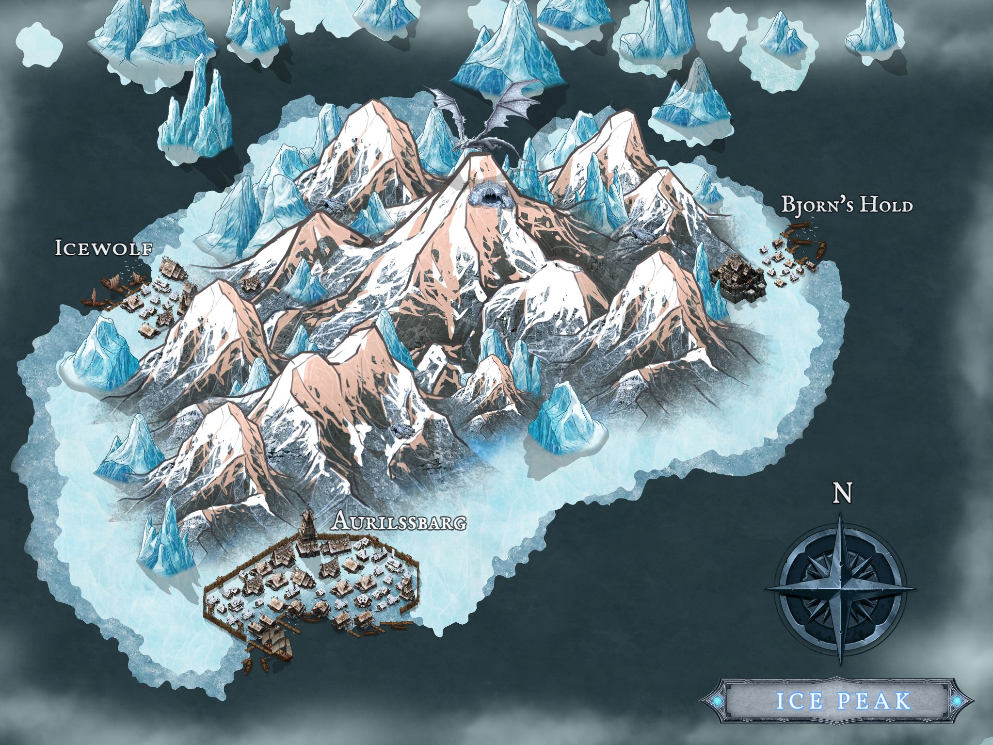 Ice Peak | Inkarnate - Create Fantasy Maps Online