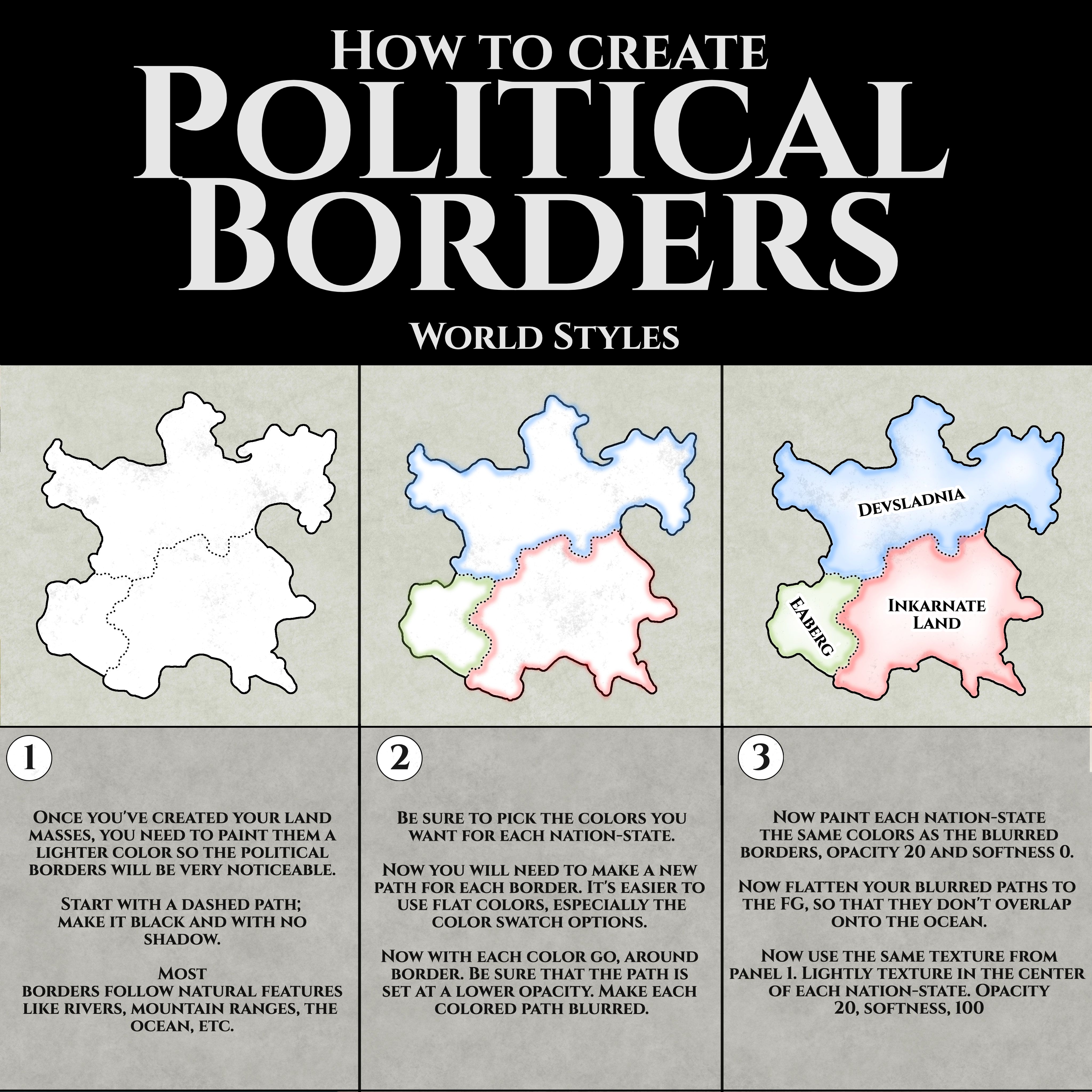 Guide How To Create Political Borders Inkarnate Create Fantasy