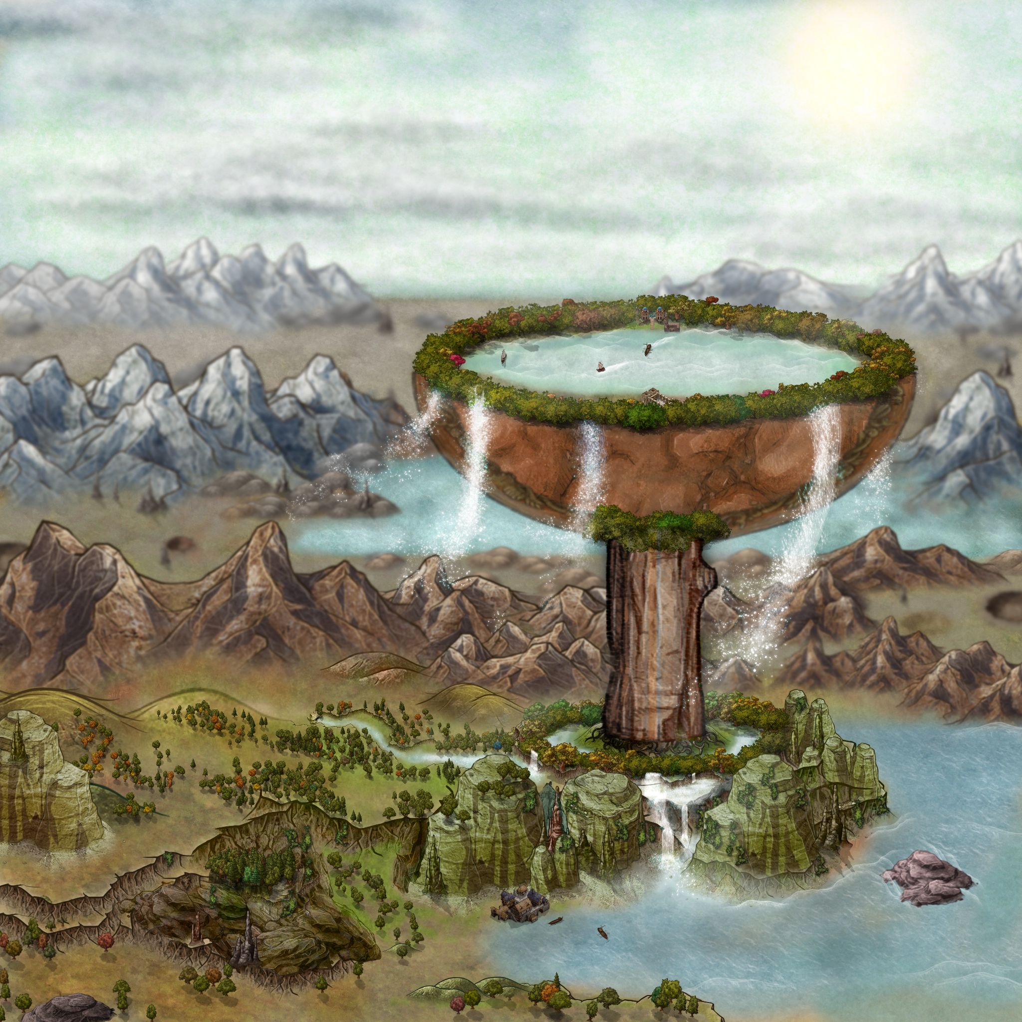 The Titan's Goblet | Inkarnate - Create Fantasy Maps Online