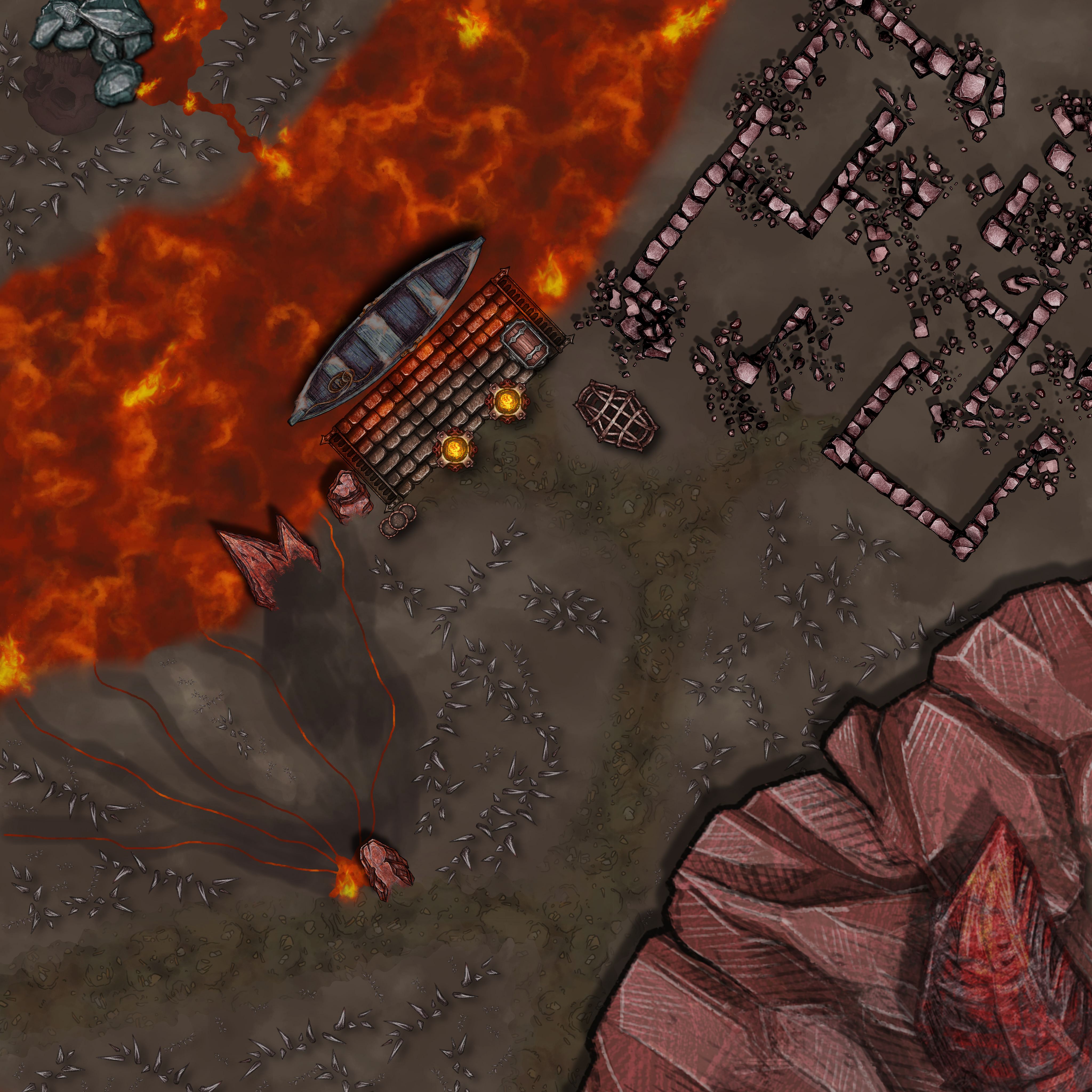 Dock on the Styx | Inkarnate - Create Fantasy Maps Online