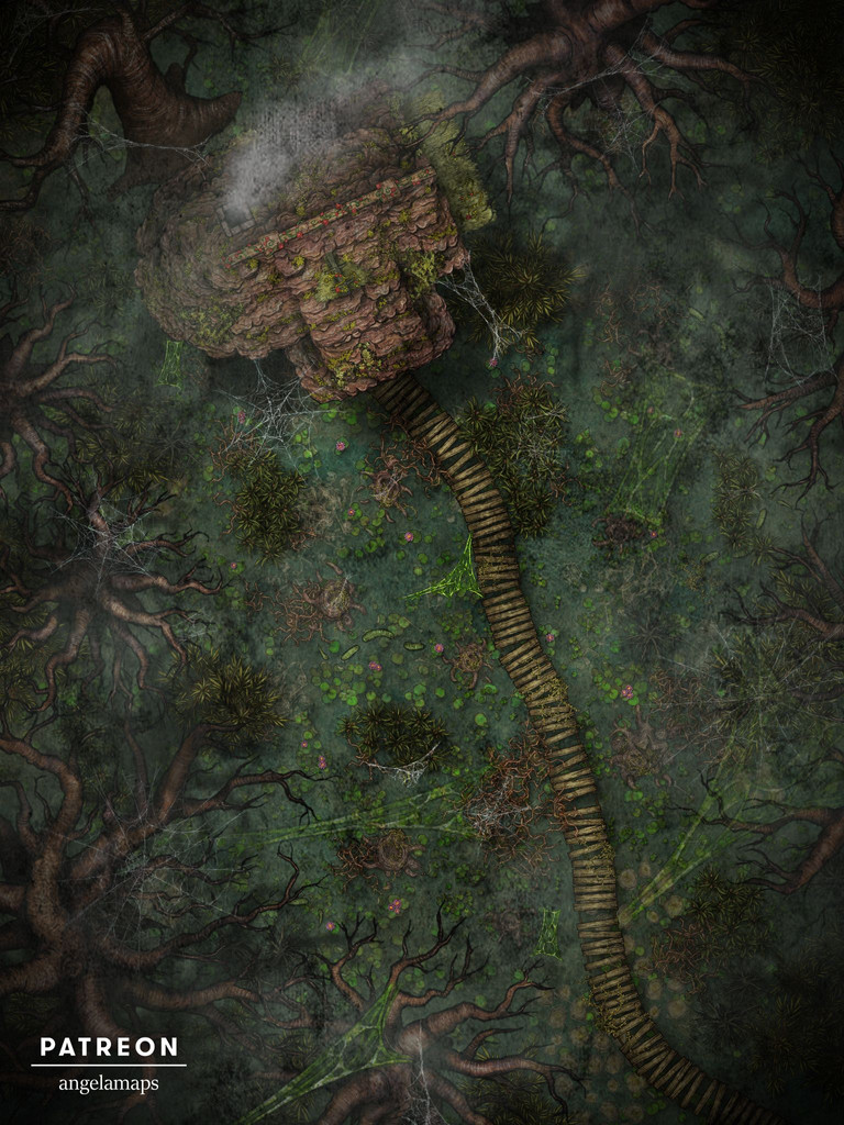 Underdark Waterfall | Inkarnate - Create Fantasy Maps Online