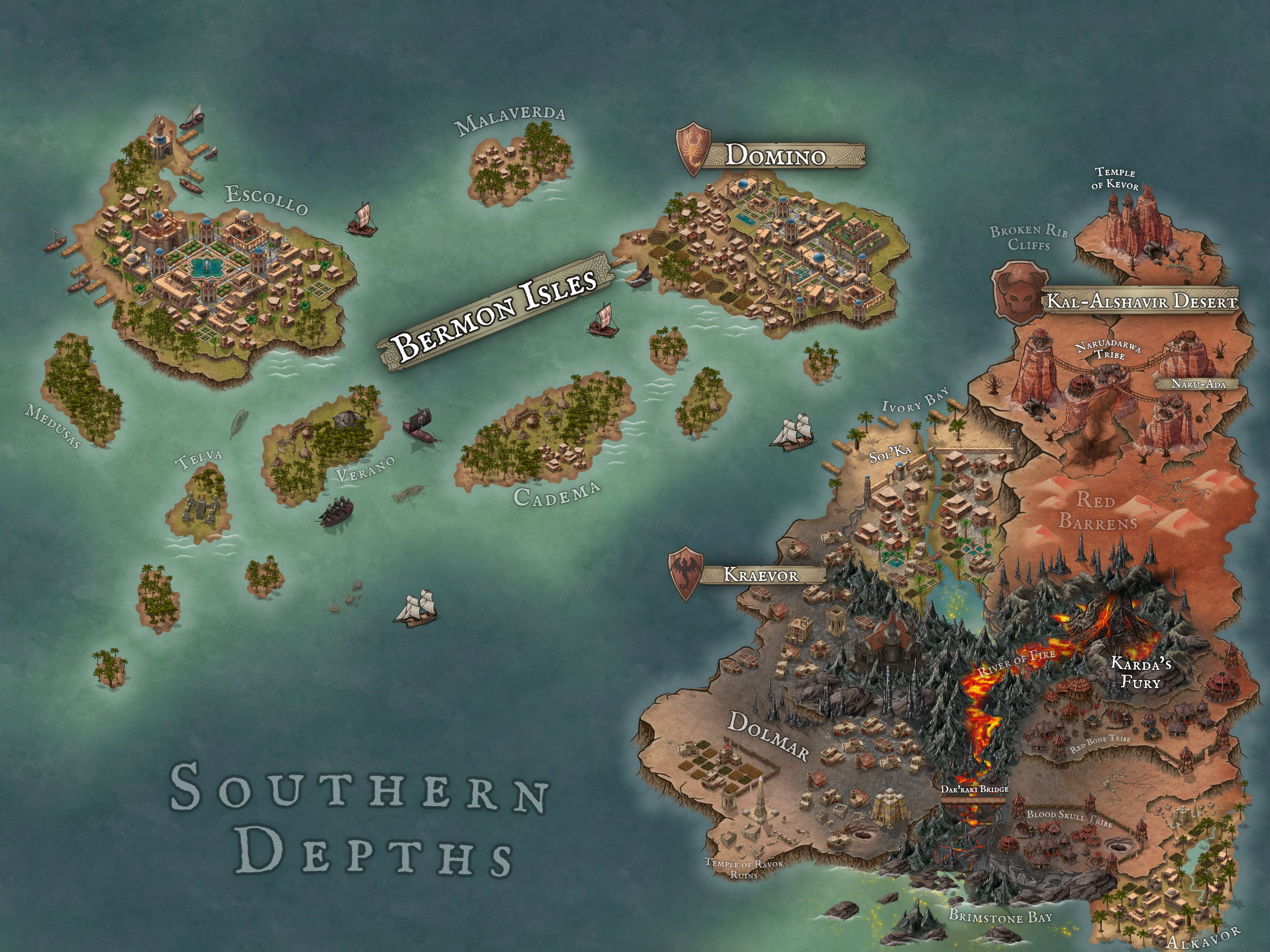 Eastern Lands V2 | Inkarnate - Create Fantasy Maps Online