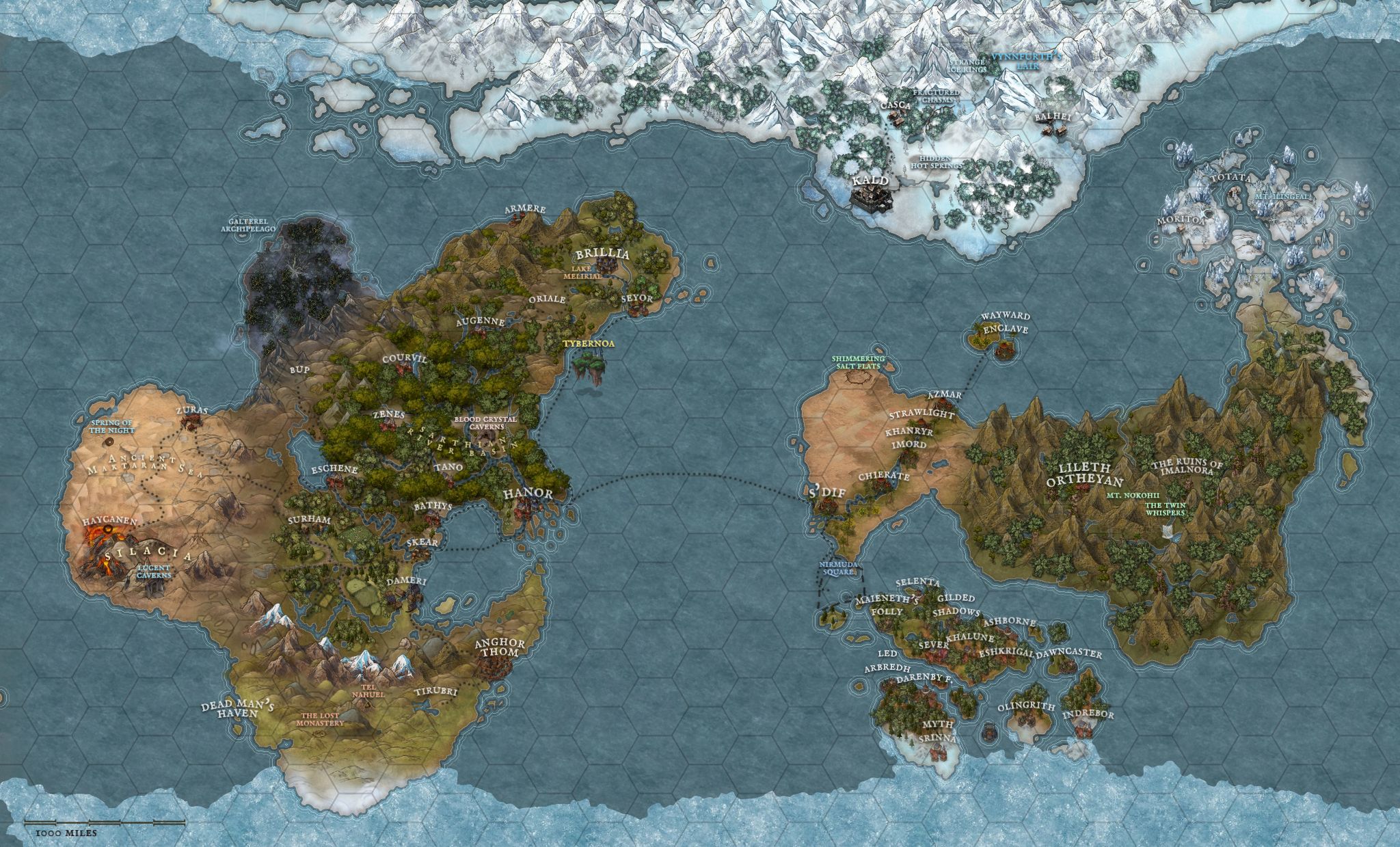 Terran Landscapes | Inkarnate - Create Fantasy Maps Online
