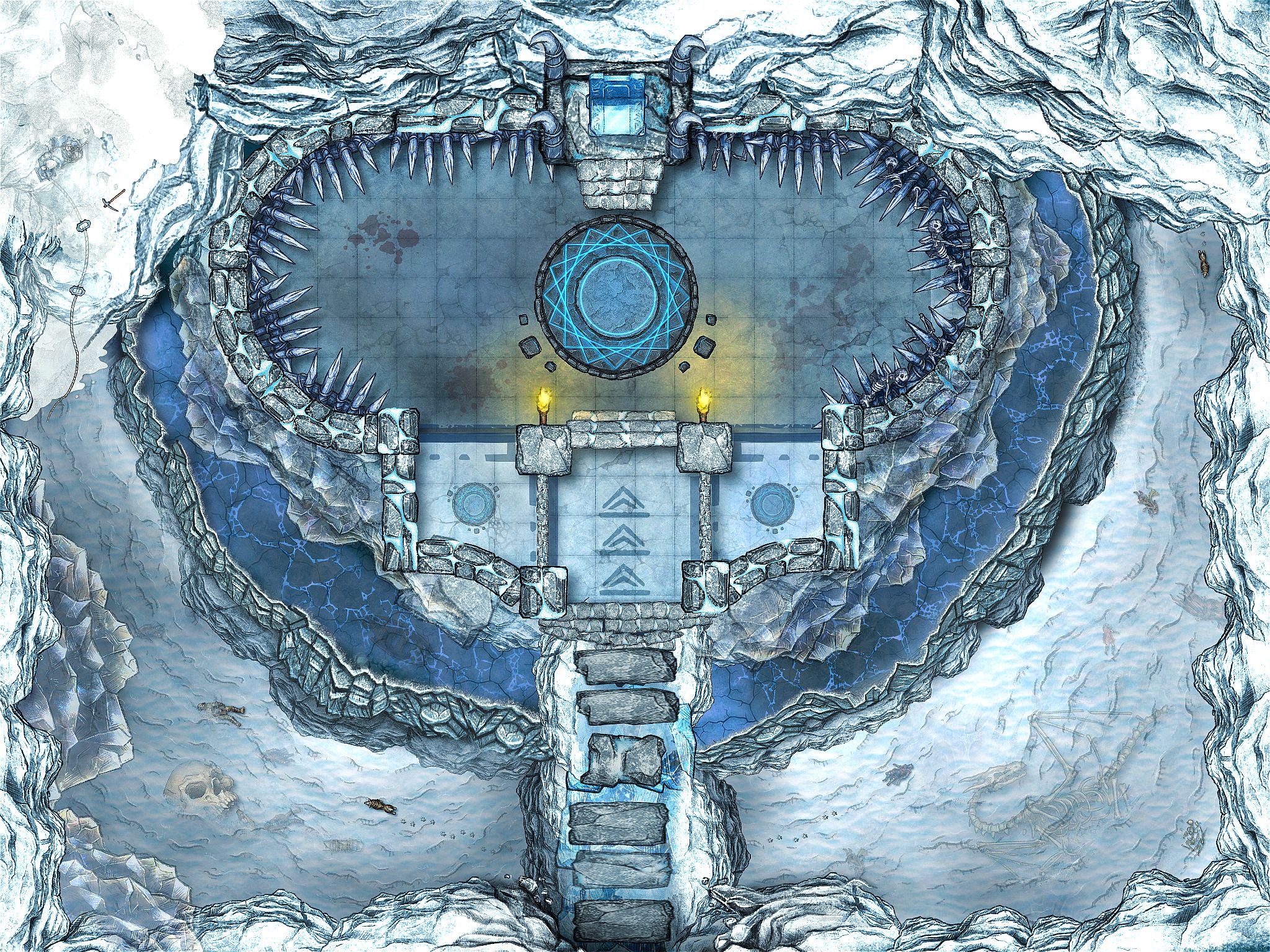 Glacial Arena | Inkarnate - Create Fantasy Maps Online