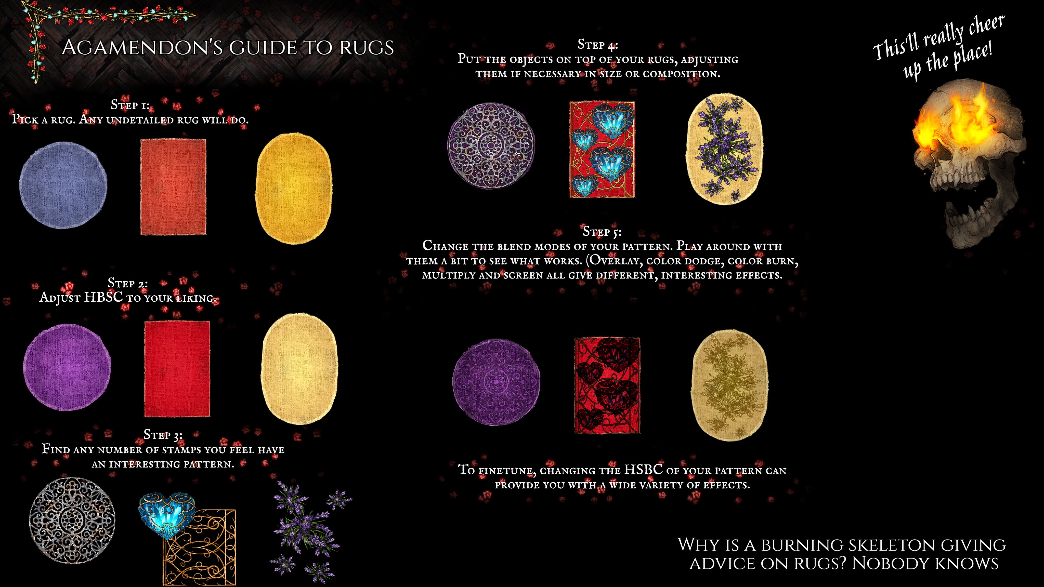 Agamendon's guide to rugs | Inkarnate - Create Fantasy Maps Online