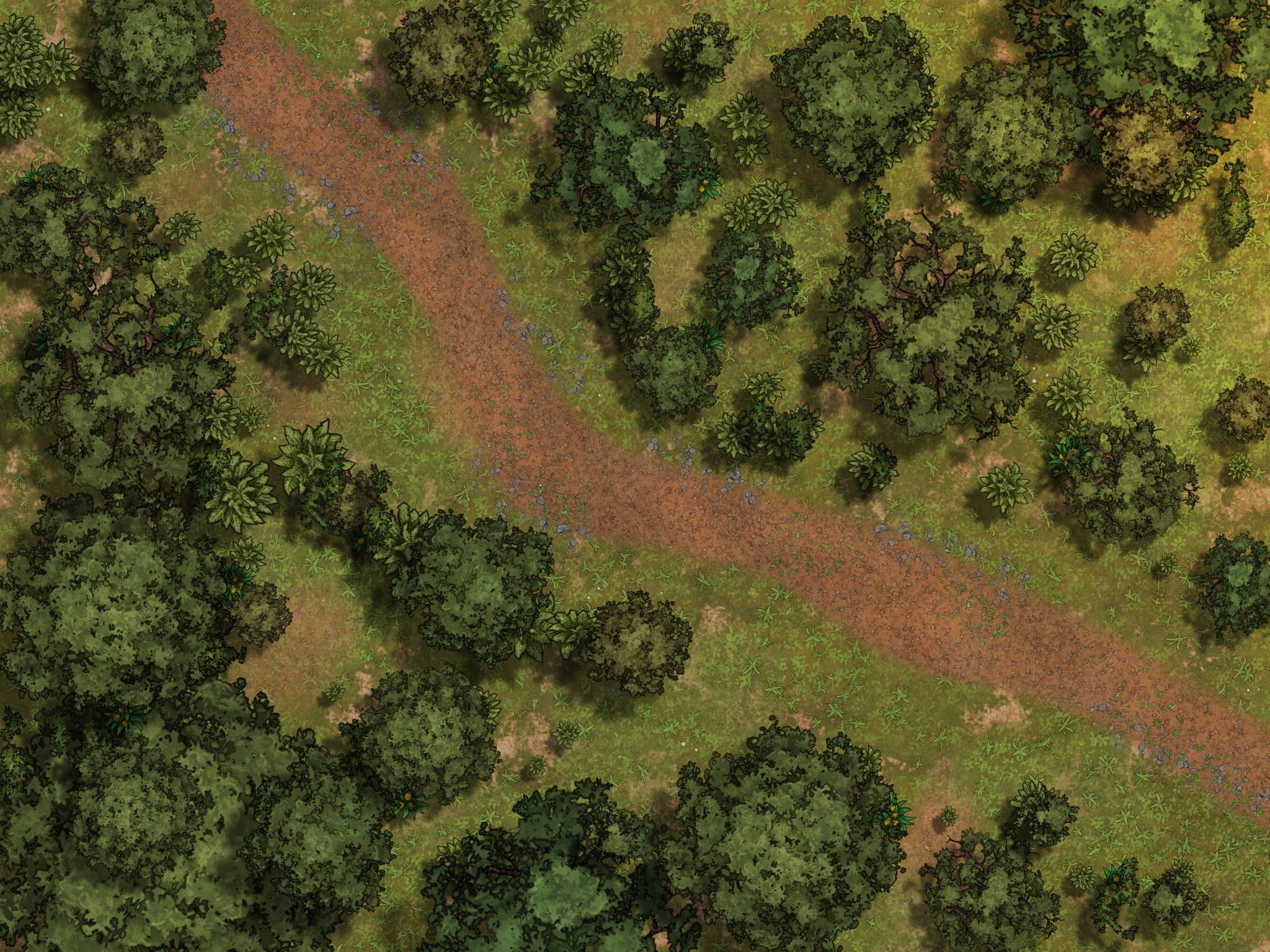 Forest Ambush | Inkarnate - Create Fantasy Maps Online