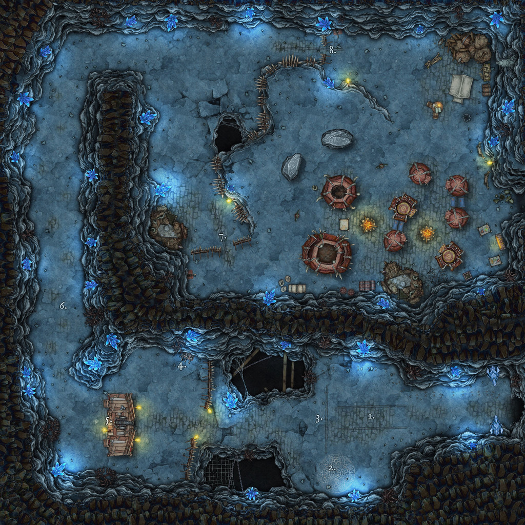 Icy Kobold Warrens | Inkarnate - Create Fantasy Maps Online