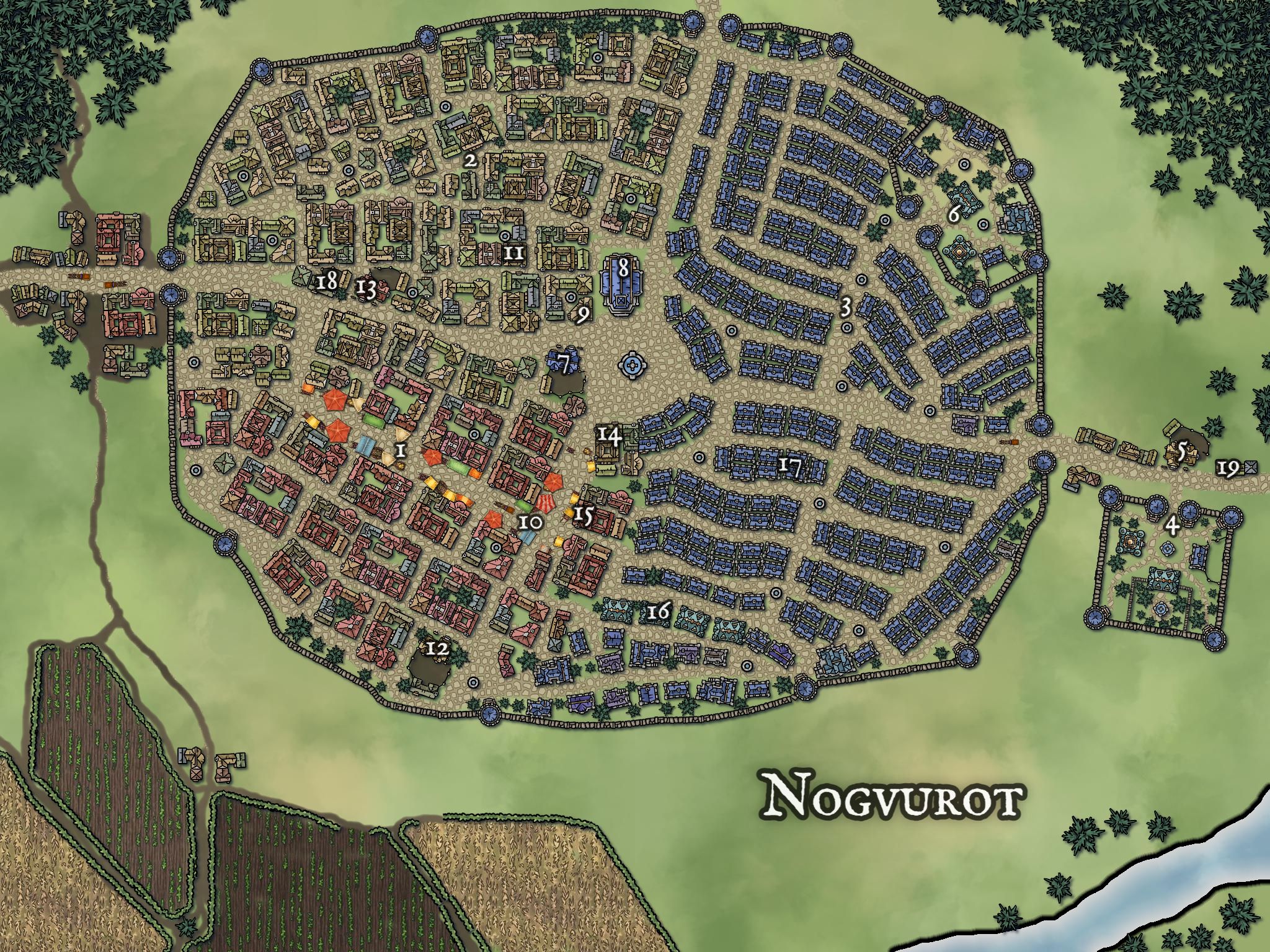 Nogvurot (Labled) | Inkarnate - Create Fantasy Maps Online