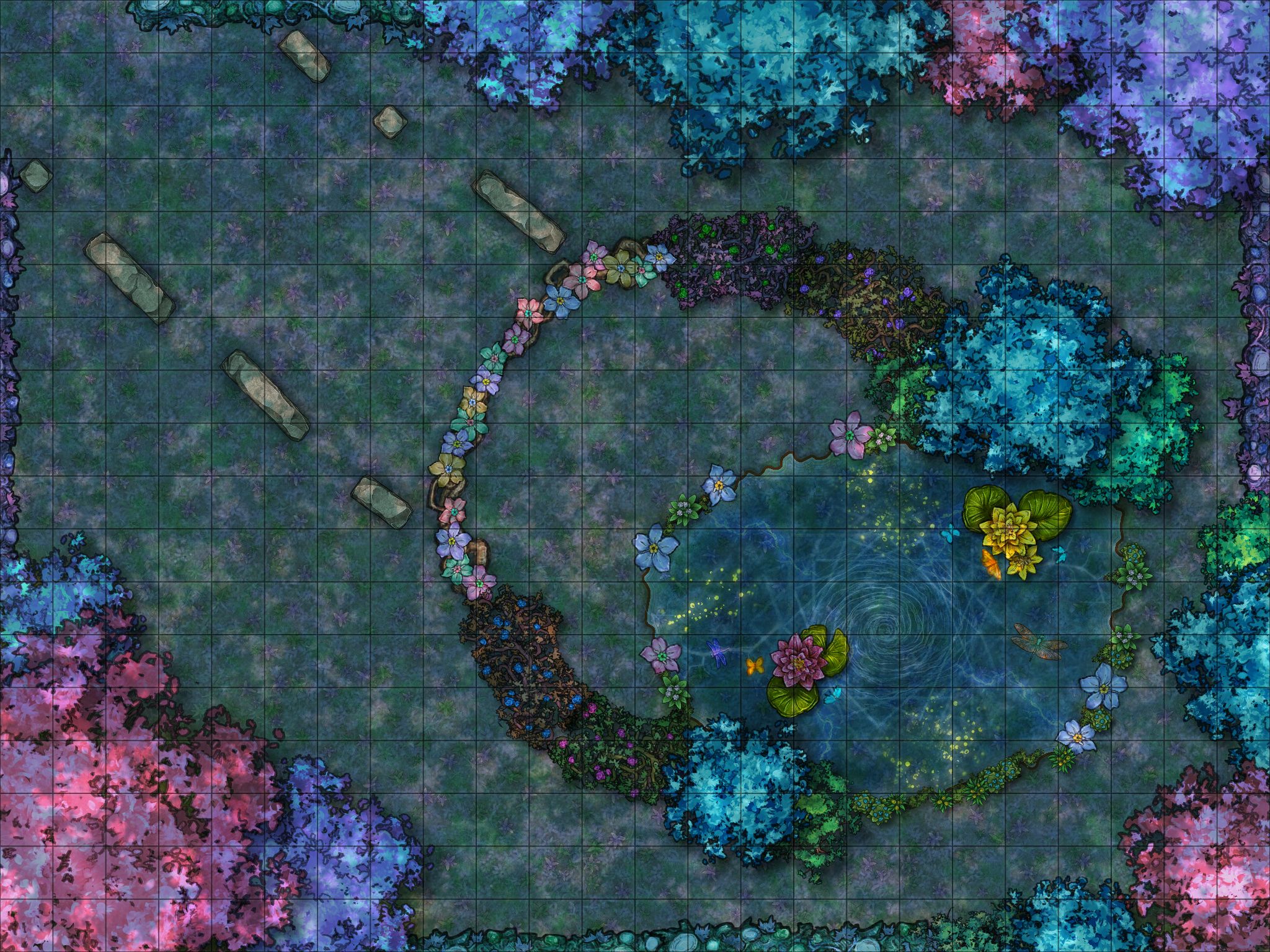 Fey Spring | Inkarnate - Create Fantasy Maps Online