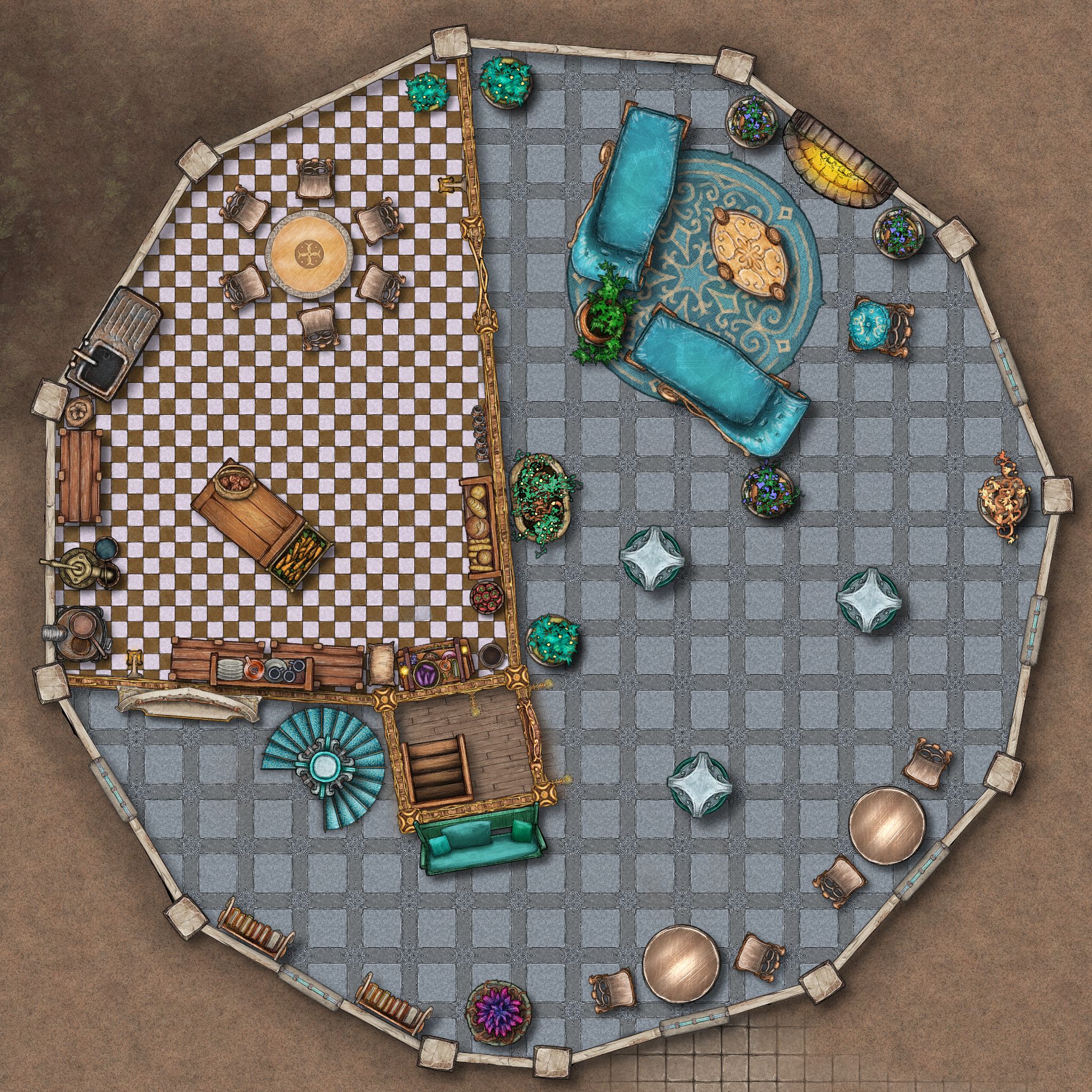 Fairhaven Wayfinder Foundation HQ LVL3 | Inkarnate - Create Fantasy ...