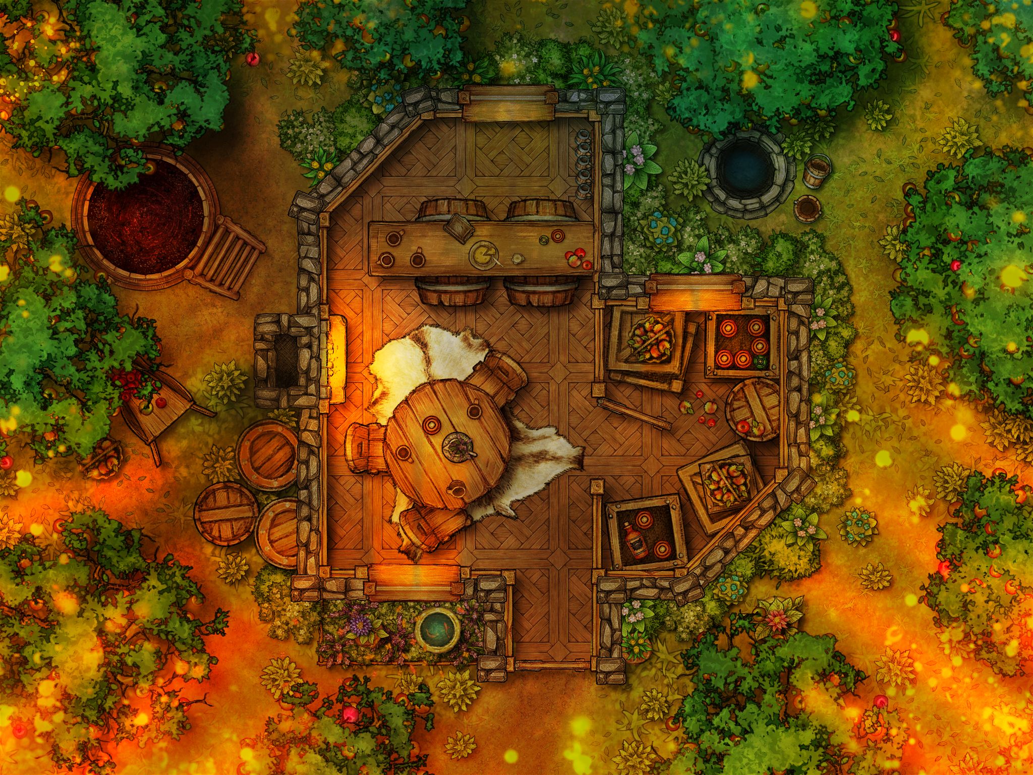 Seven Sisters Cider House | Inkarnate - Create Fantasy Maps Online