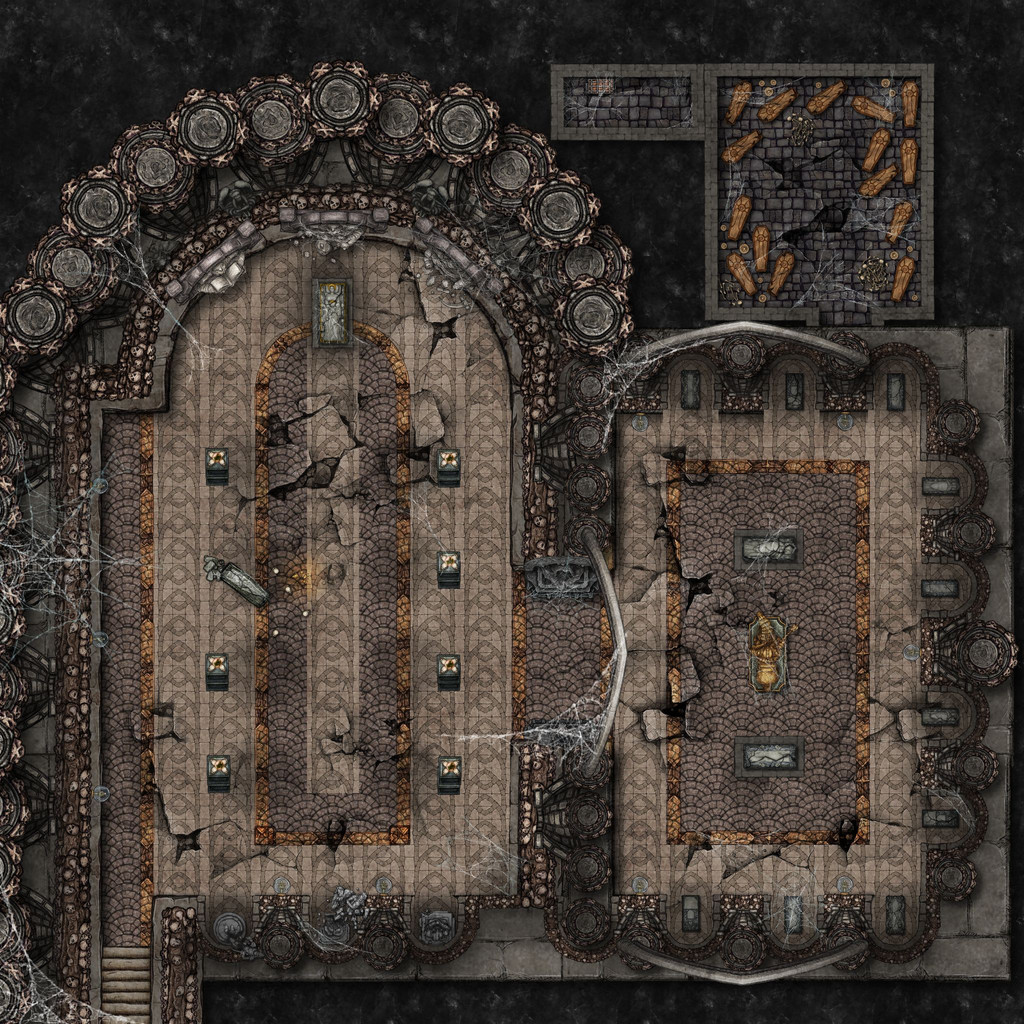 Underdark Waterfall | Inkarnate - Create Fantasy Maps Online