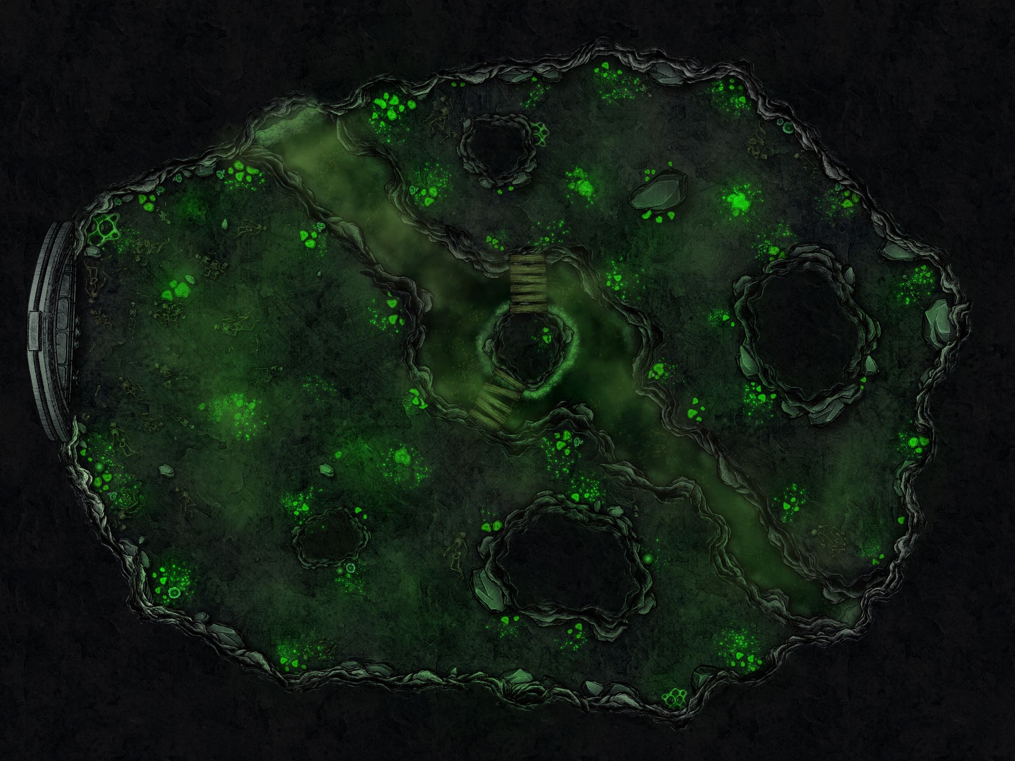 Abandoned Mine Pt III | Inkarnate - Create Fantasy Maps Online