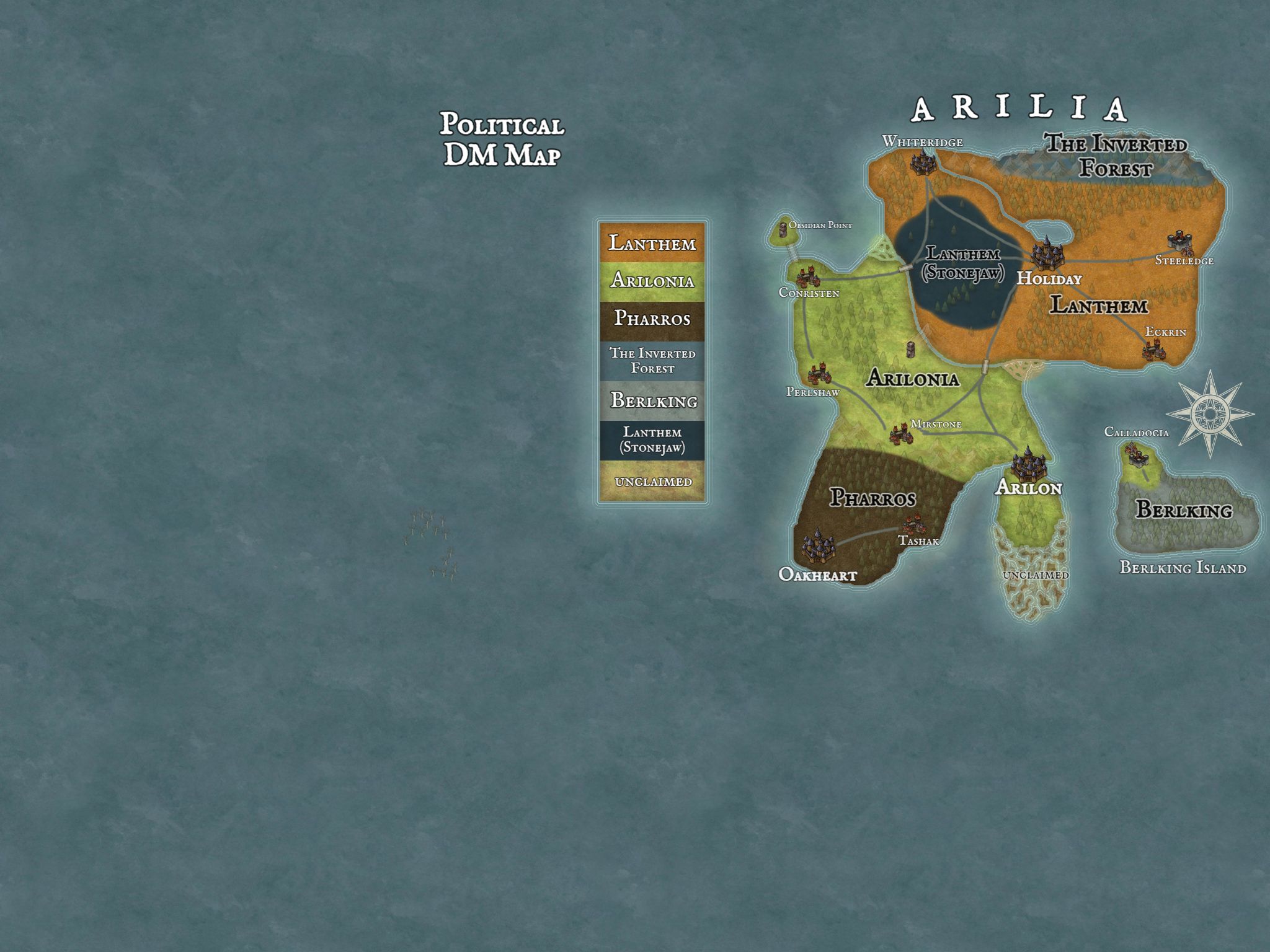 Arilia DM Political Map | Inkarnate - Create Fantasy Maps Online