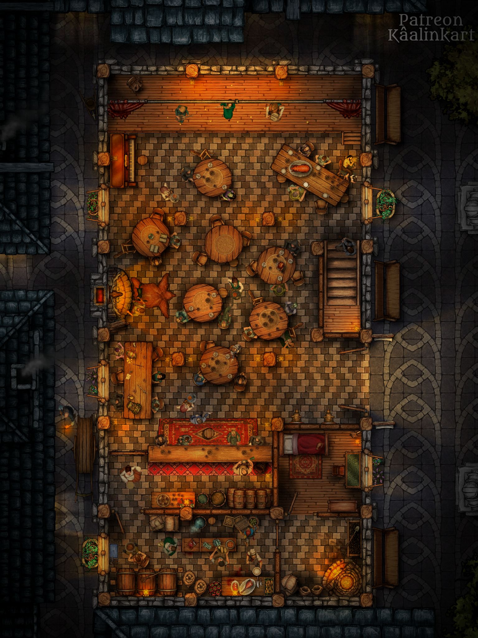 The dancing trout inn | Inkarnate - Create Fantasy Maps Online