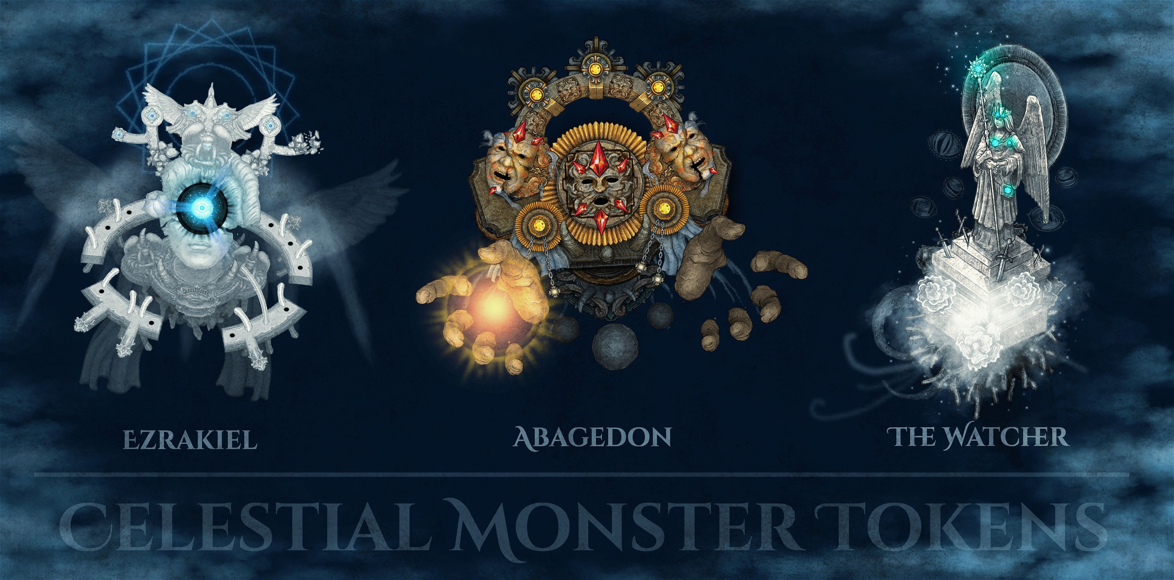 Celestial Monster Tokens | Inkarnate - Create Fantasy Maps Online