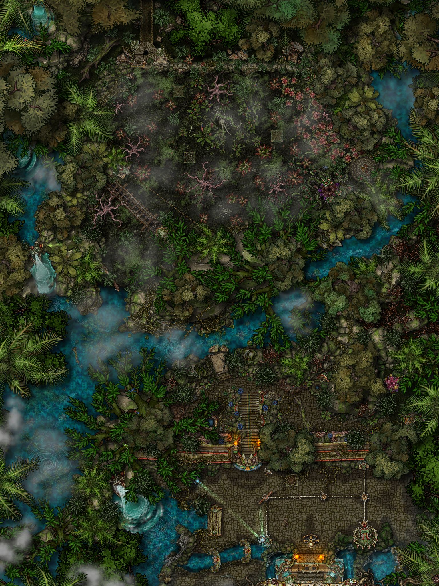 Aki's Labyrinth - Jungle Contest | Inkarnate - Create Fantasy Maps Online
