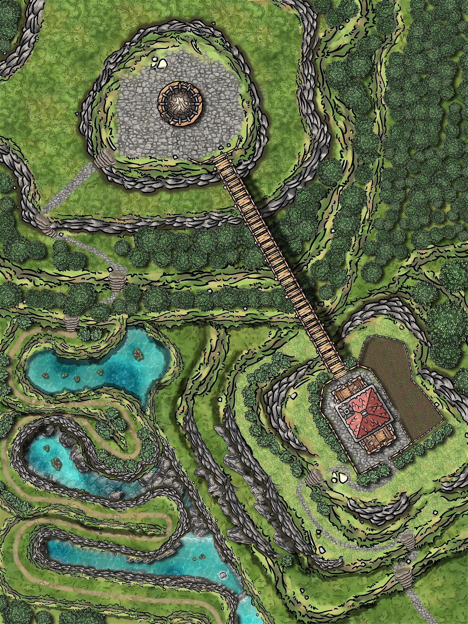 The Beacon unlit | Inkarnate - Create Fantasy Maps Online