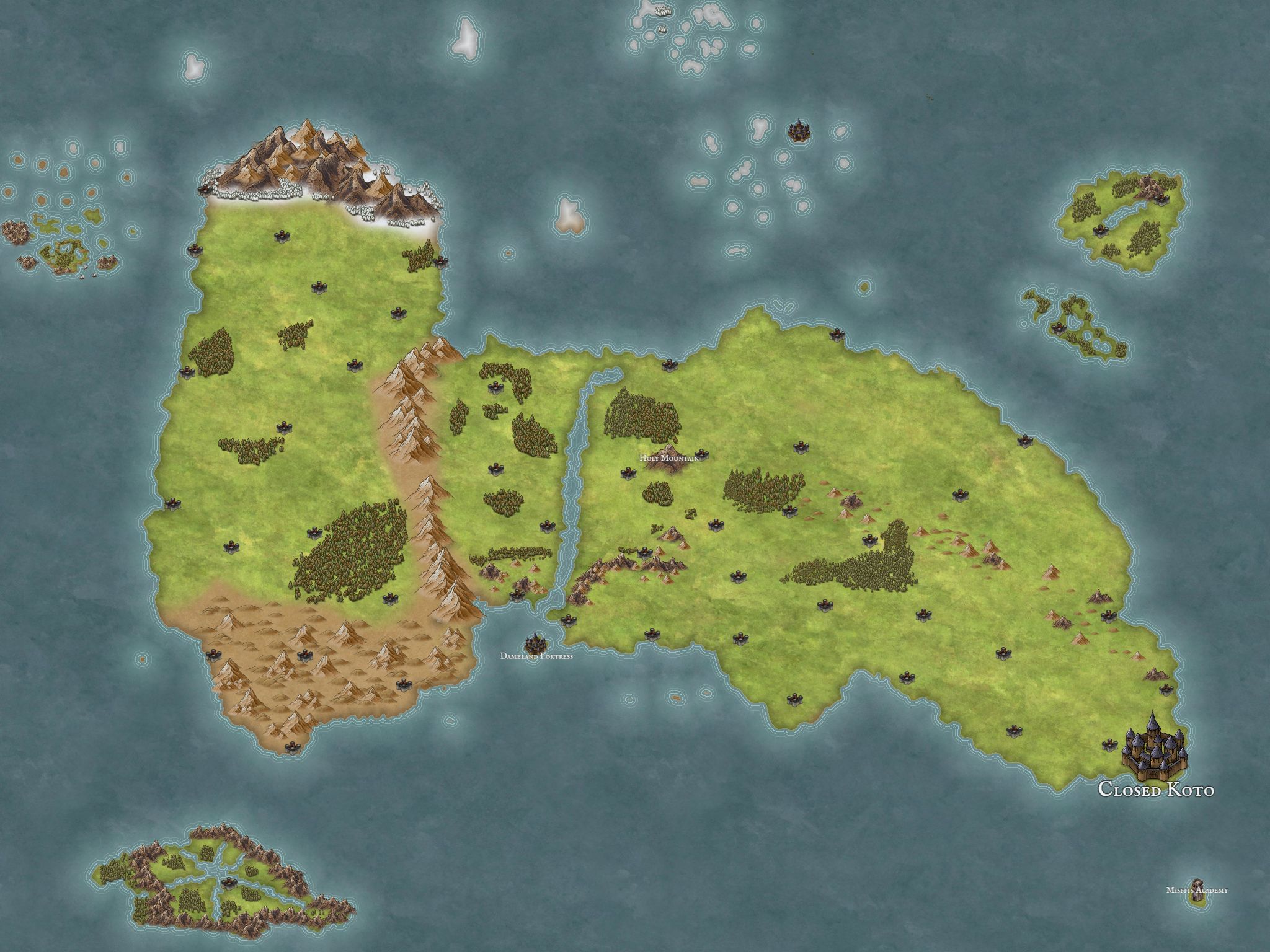 The Castles | Inkarnate - Create Fantasy Maps Online