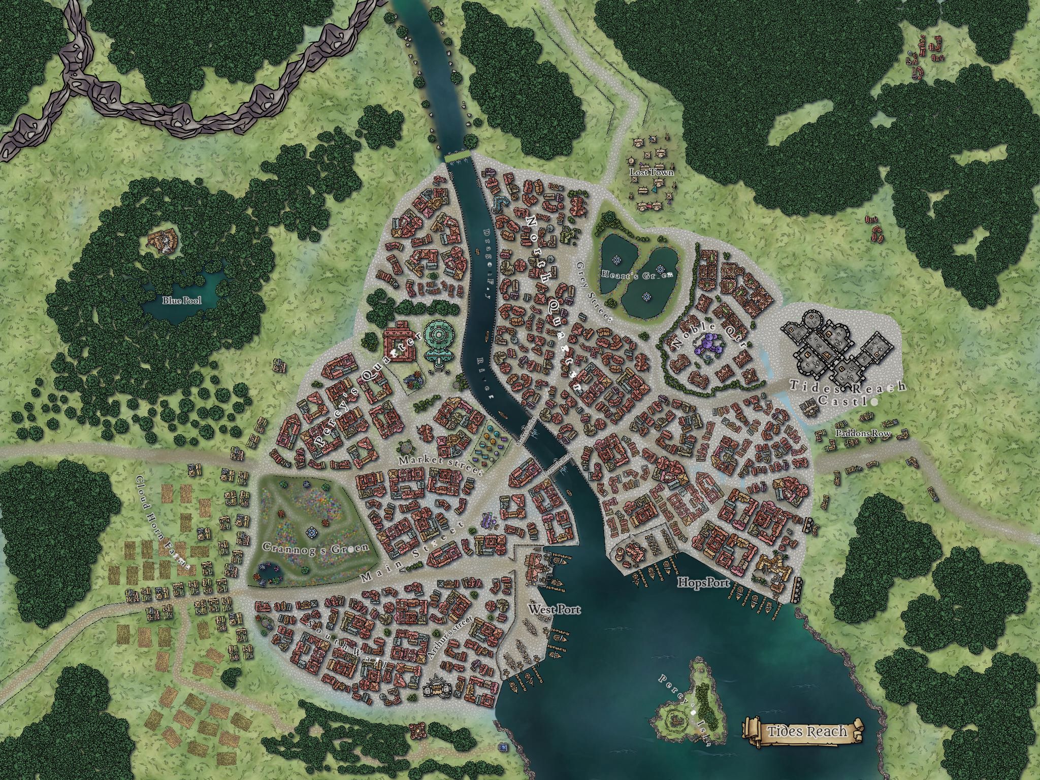 City map 1 | Inkarnate - Create Fantasy Maps Online