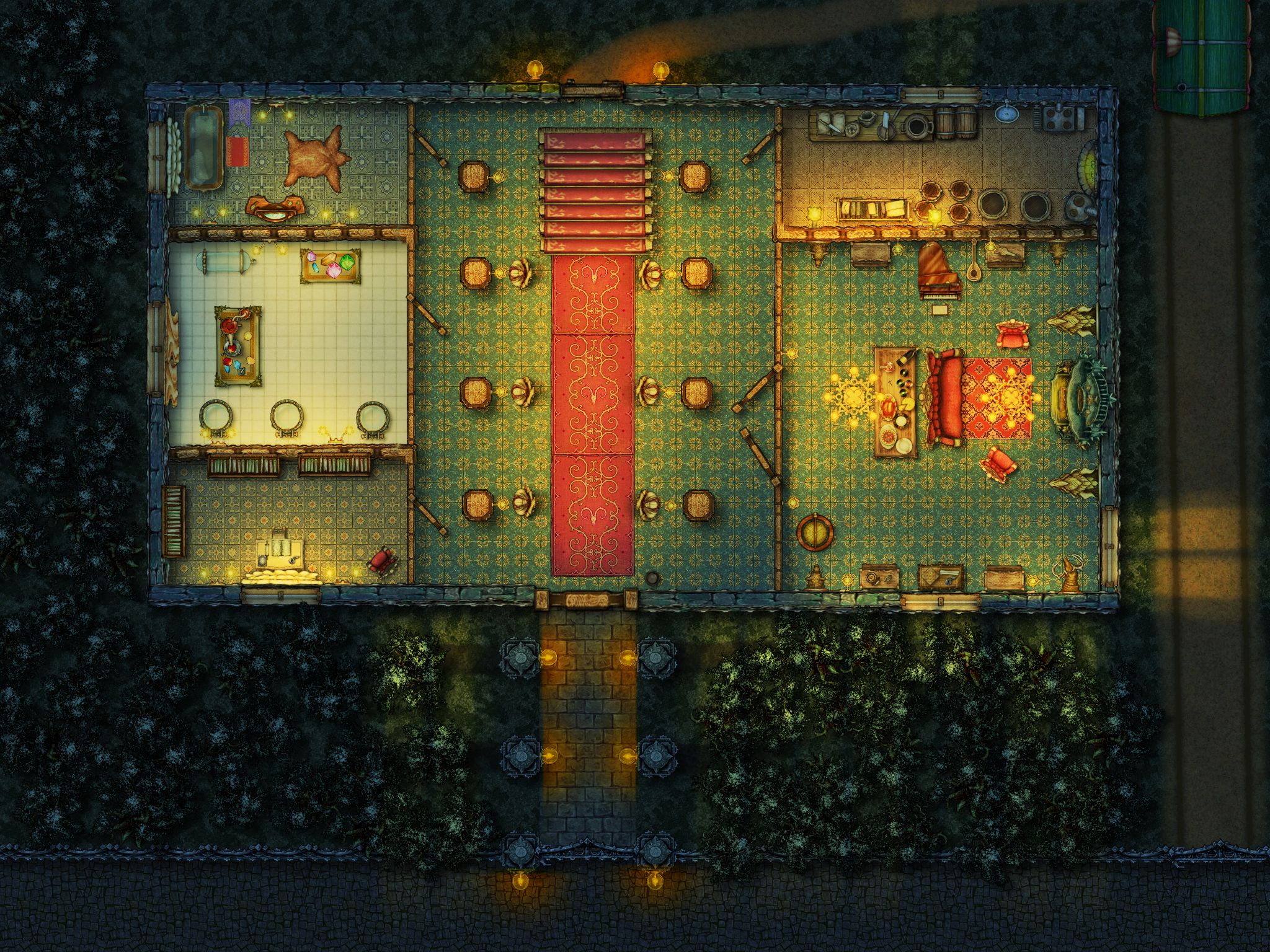 Mansion - pt 1/3 | Inkarnate - Create Fantasy Maps Online