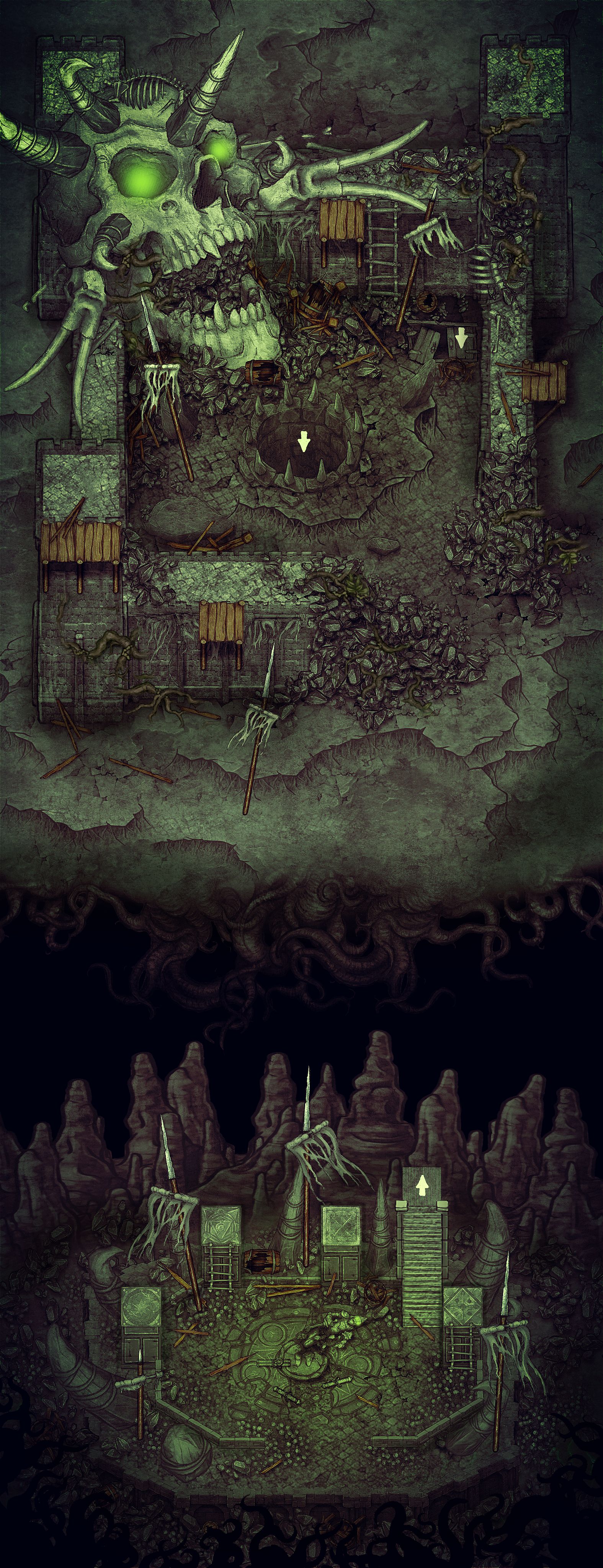 Undead Castle | Inkarnate - Create Fantasy Maps Online