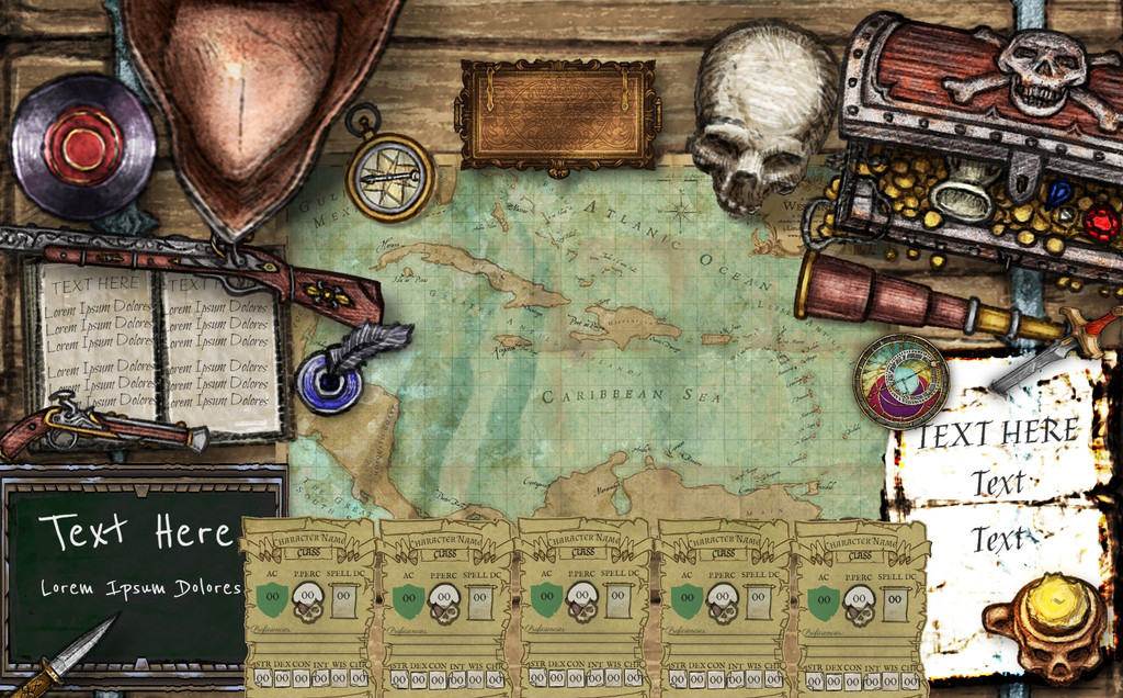 Pirate Campaign Landing Page | Inkarnate - Create Fantasy Maps Online