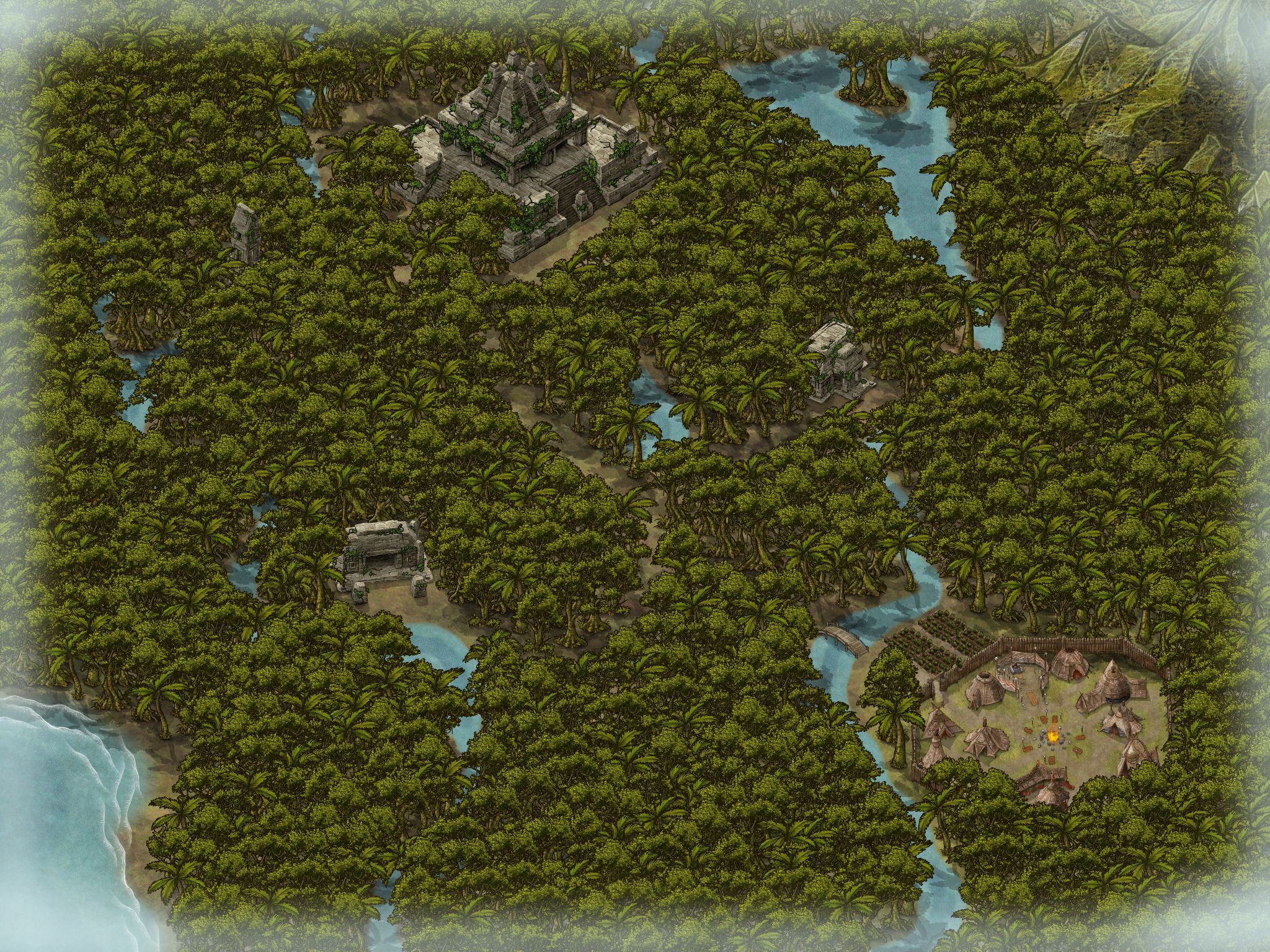 Sona Jungle | Inkarnate - Create Fantasy Maps Online