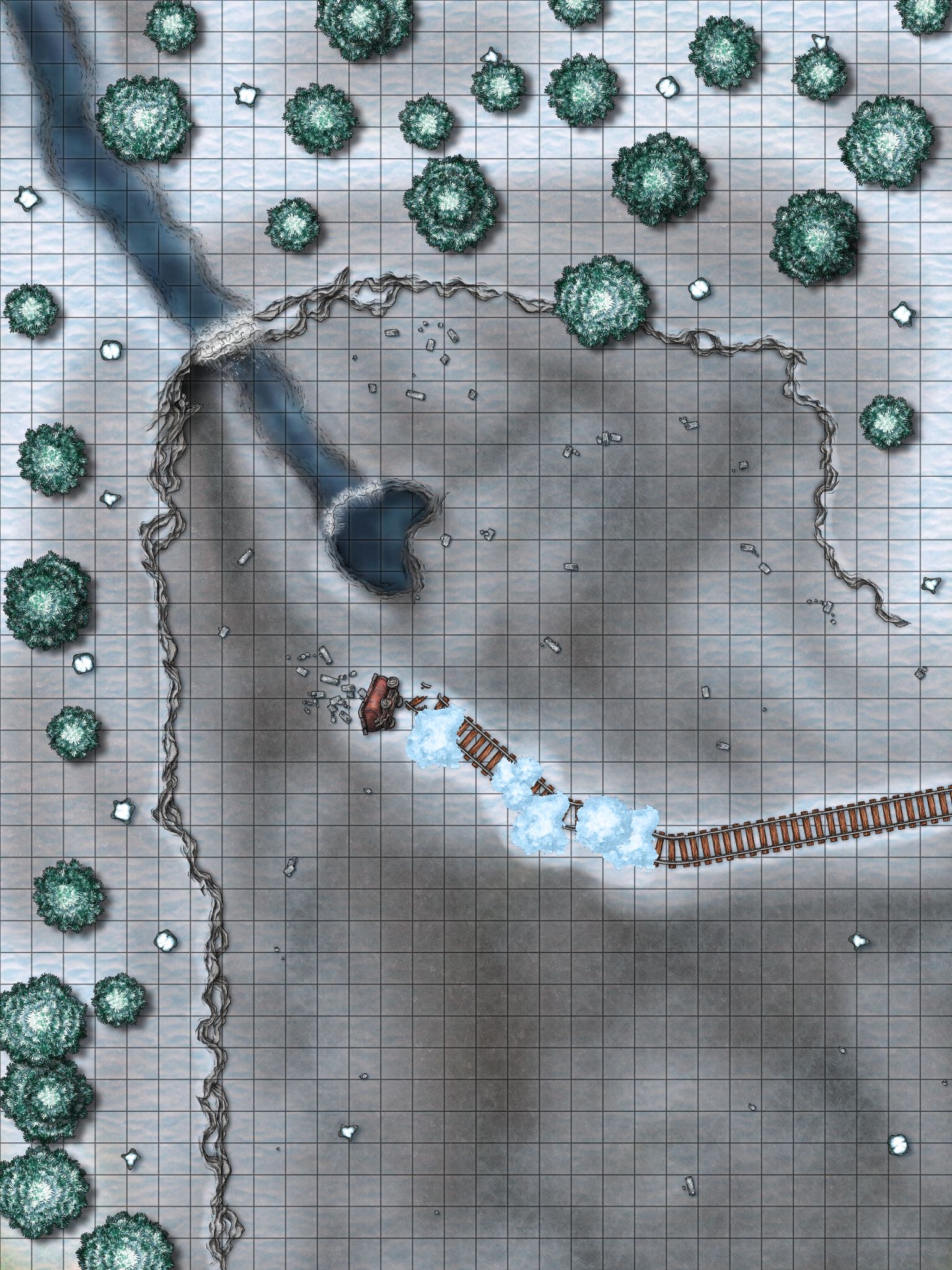 Snowtown Quarry | Inkarnate - Create Fantasy Maps Online