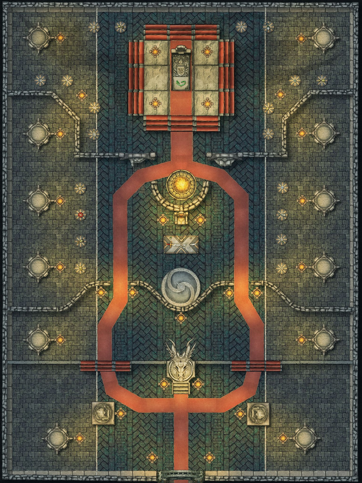 Maptober - #10 Tomb of the Dragon | Inkarnate - Create Fantasy Maps Online