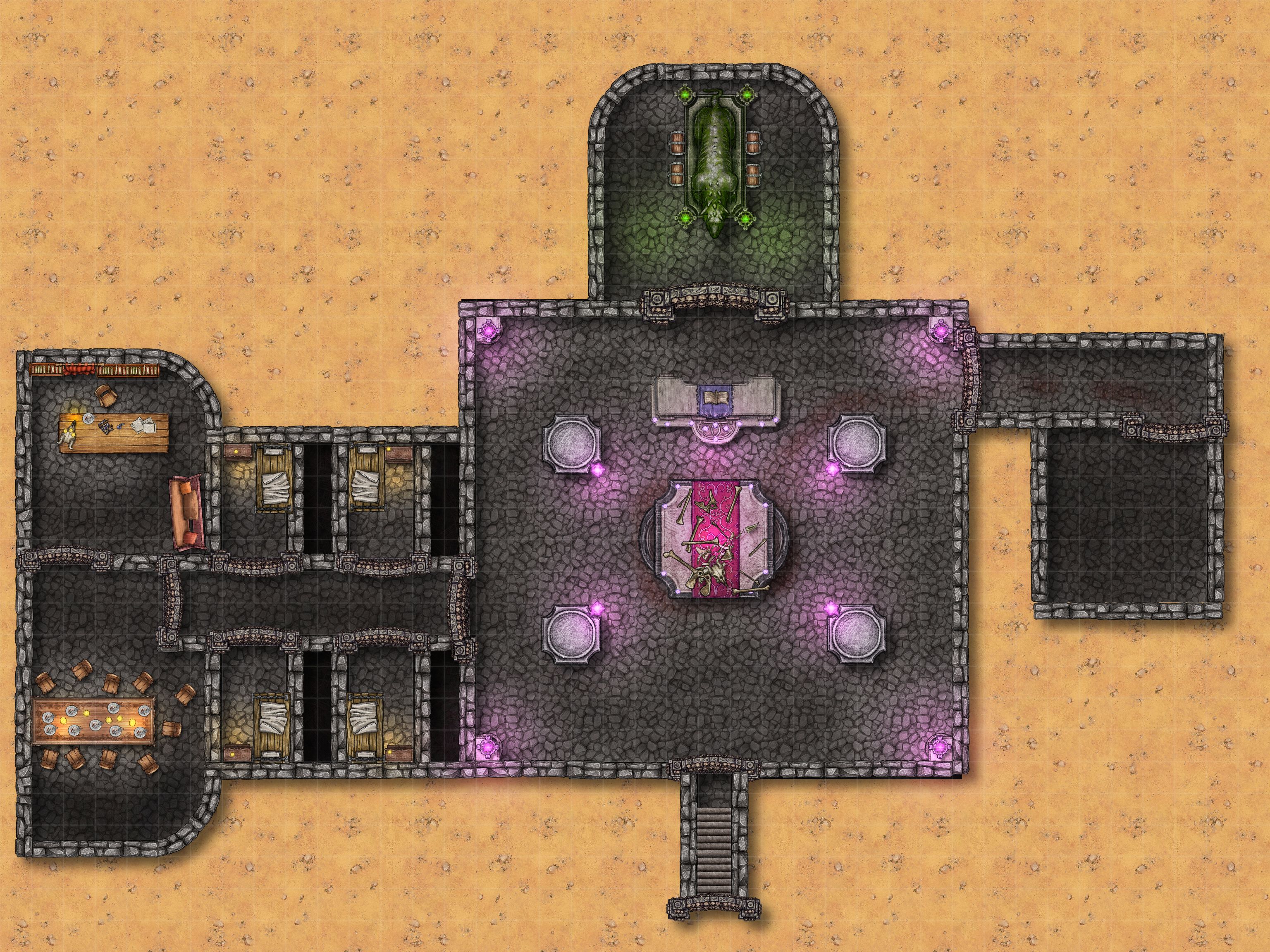 Shirkwall Crypts | Inkarnate - Create Fantasy Maps Online