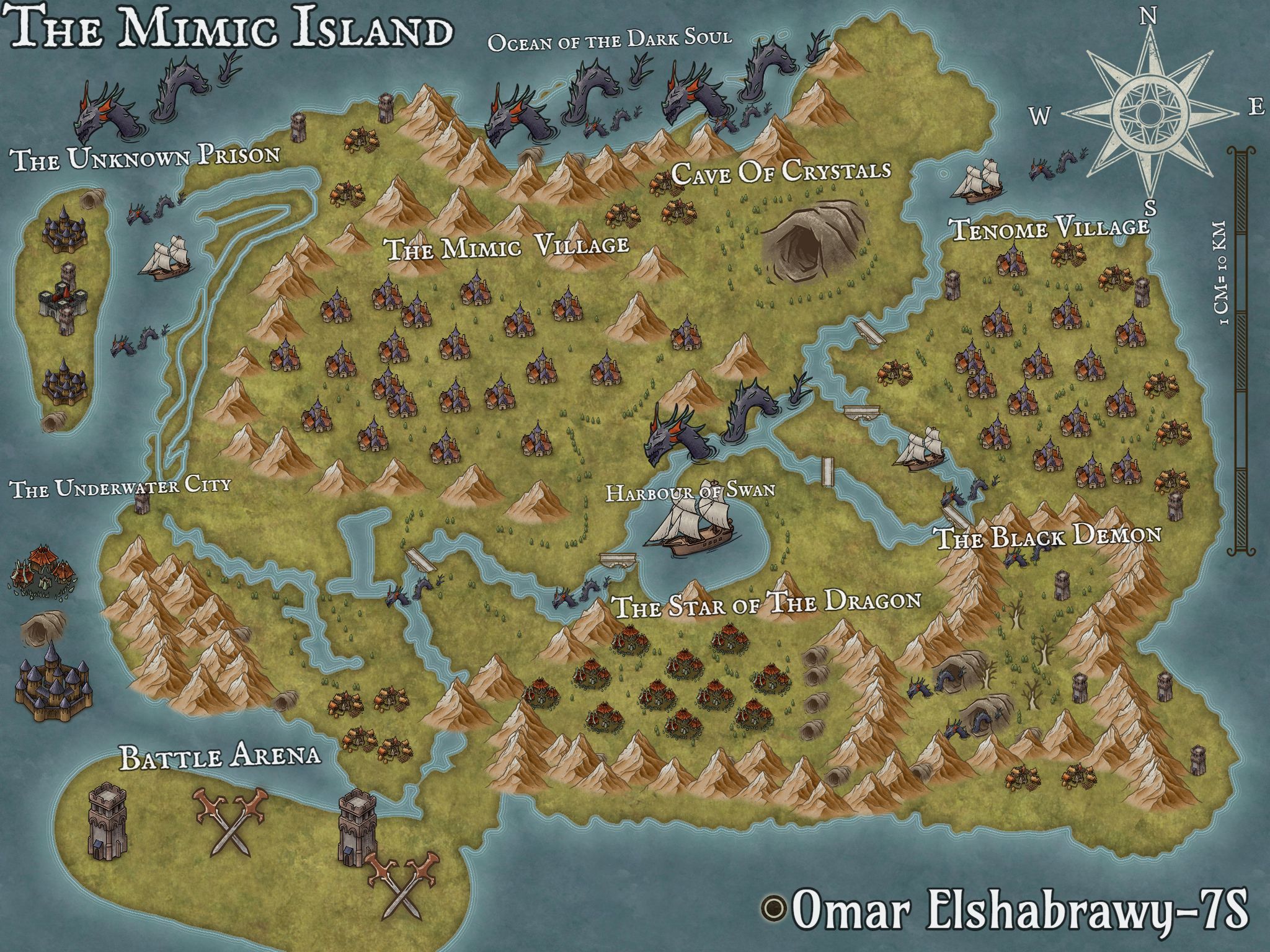 The Mimic Island-Omar | Inkarnate - Create Fantasy Maps Online