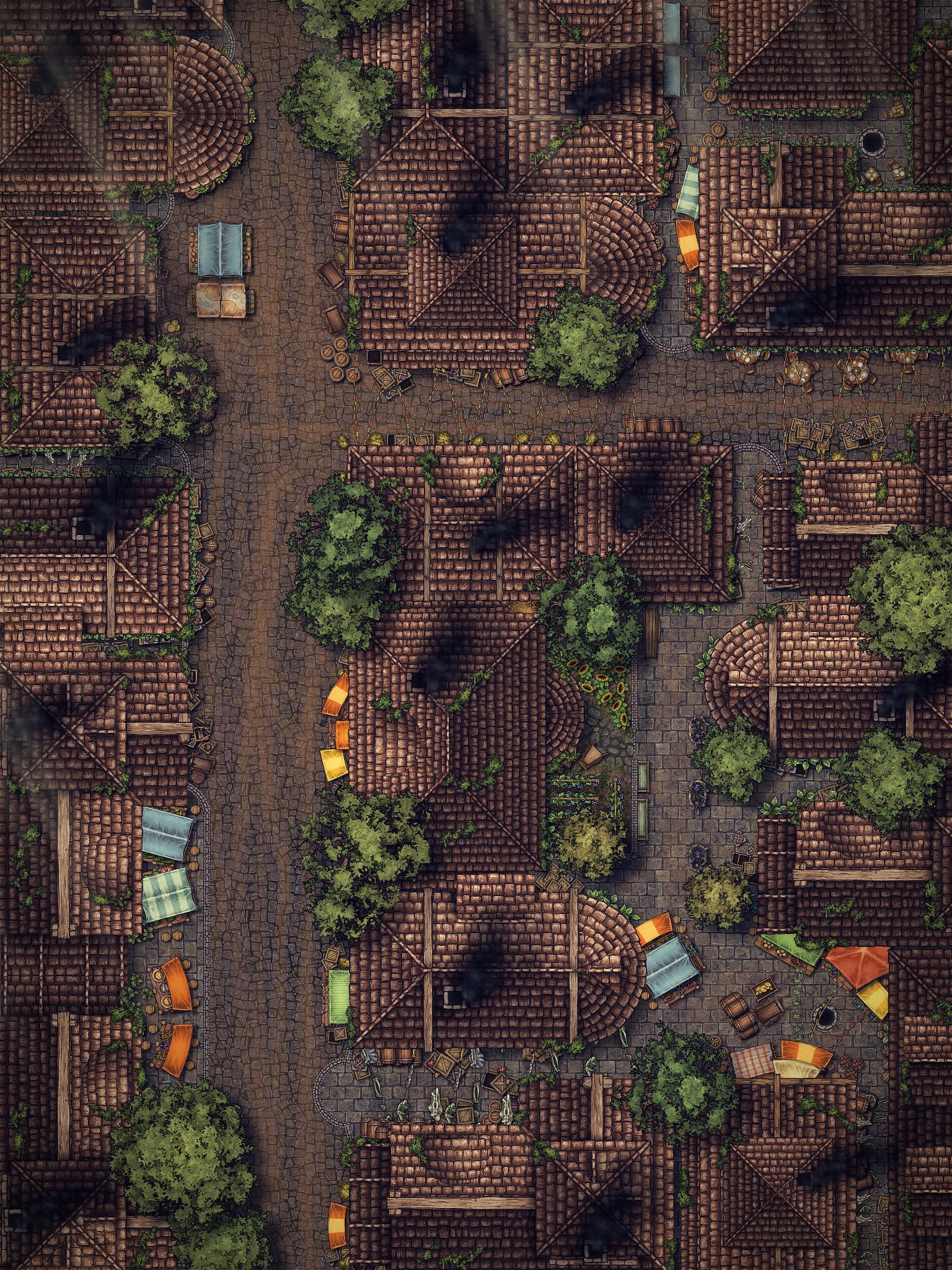 City Streets and Alleyways | Inkarnate - Create Fantasy Maps Online