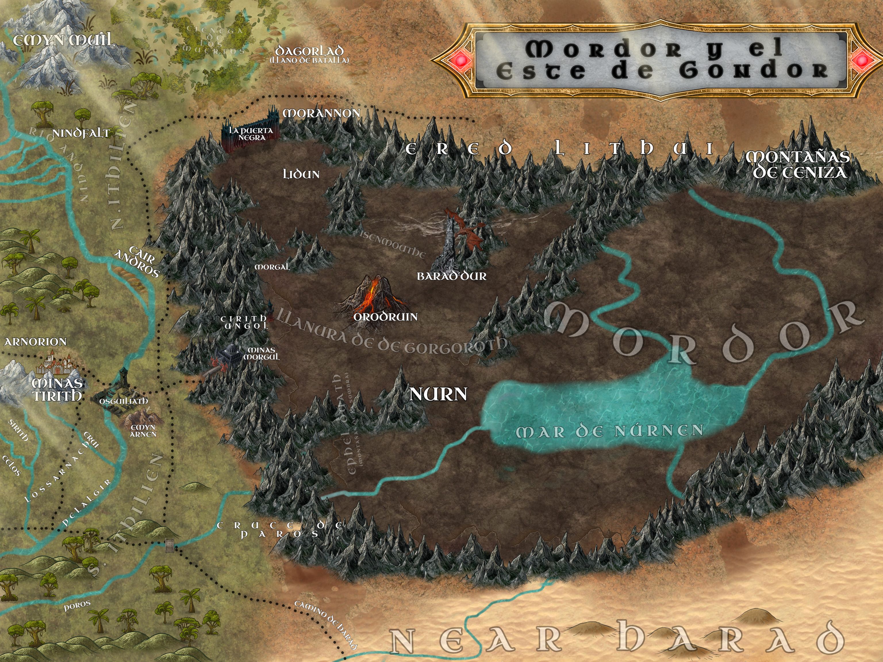 MORDOR | Inkarnate - Create Fantasy Maps Online