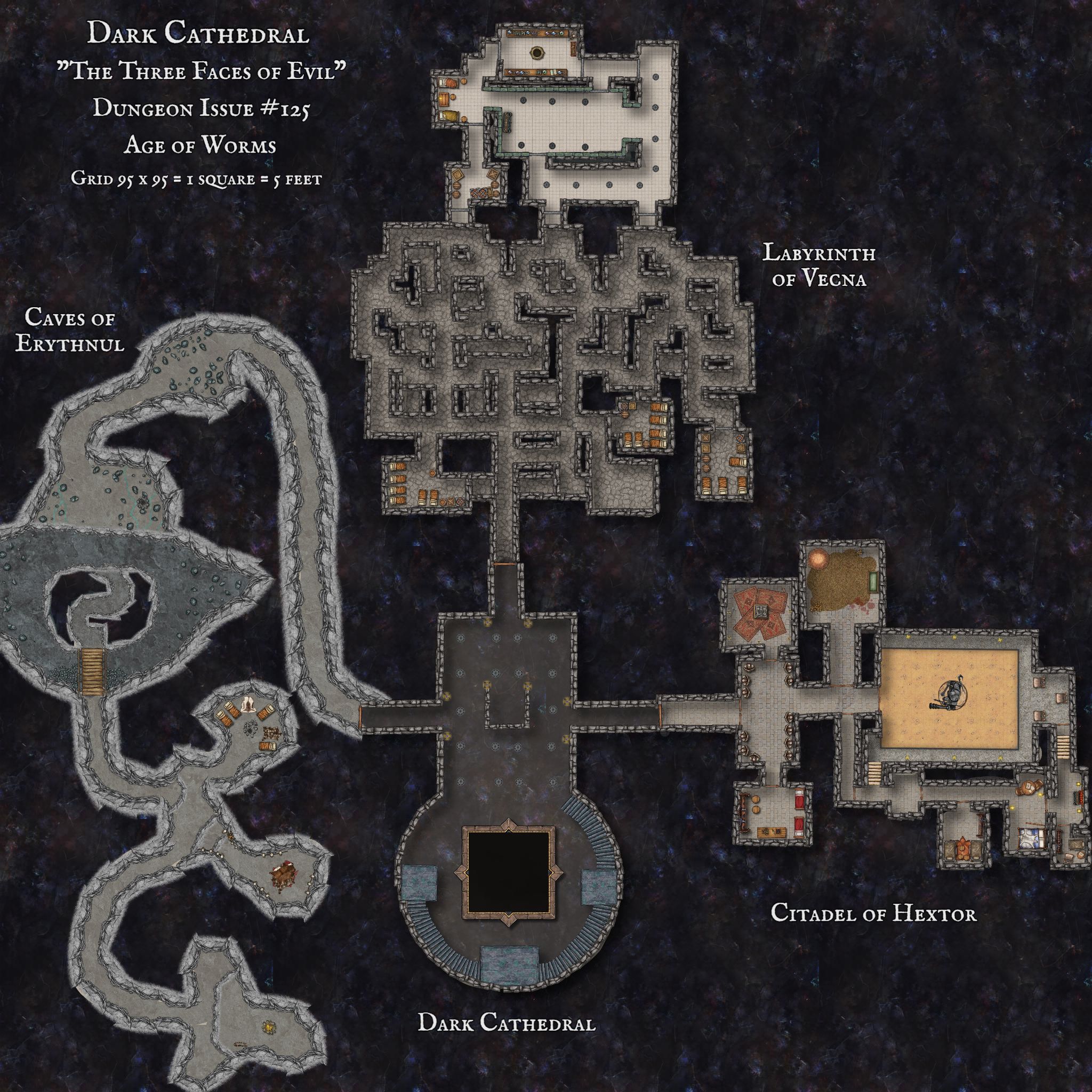 Dark Cathedral_Three Faces of Evil_Age of Worms | Inkarnate - Create ...