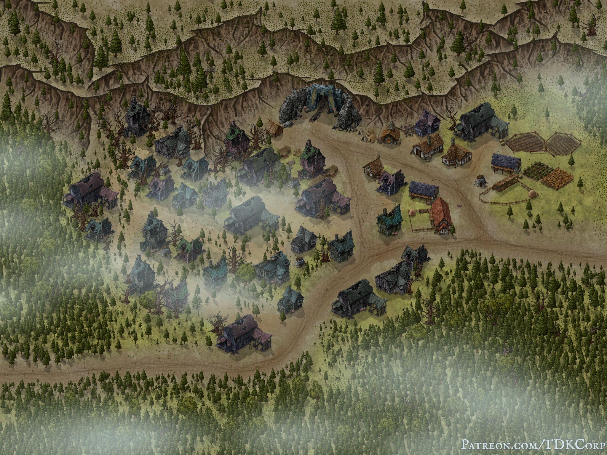 Ruins of Tonna | Inkarnate - Create Fantasy Maps Online