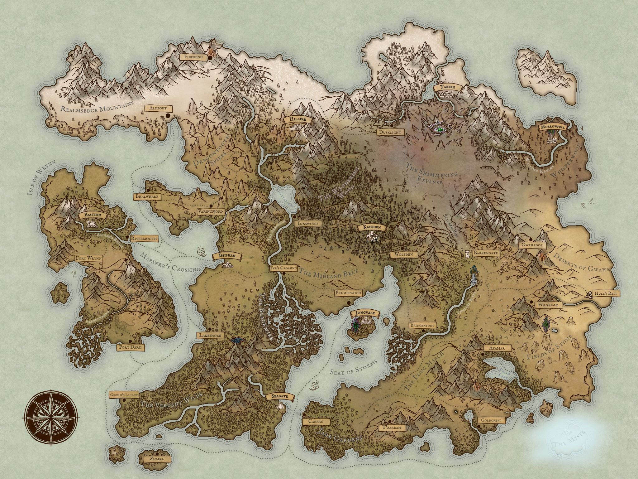 Rift-Blight Realm | Inkarnate - Create Fantasy Maps Online
