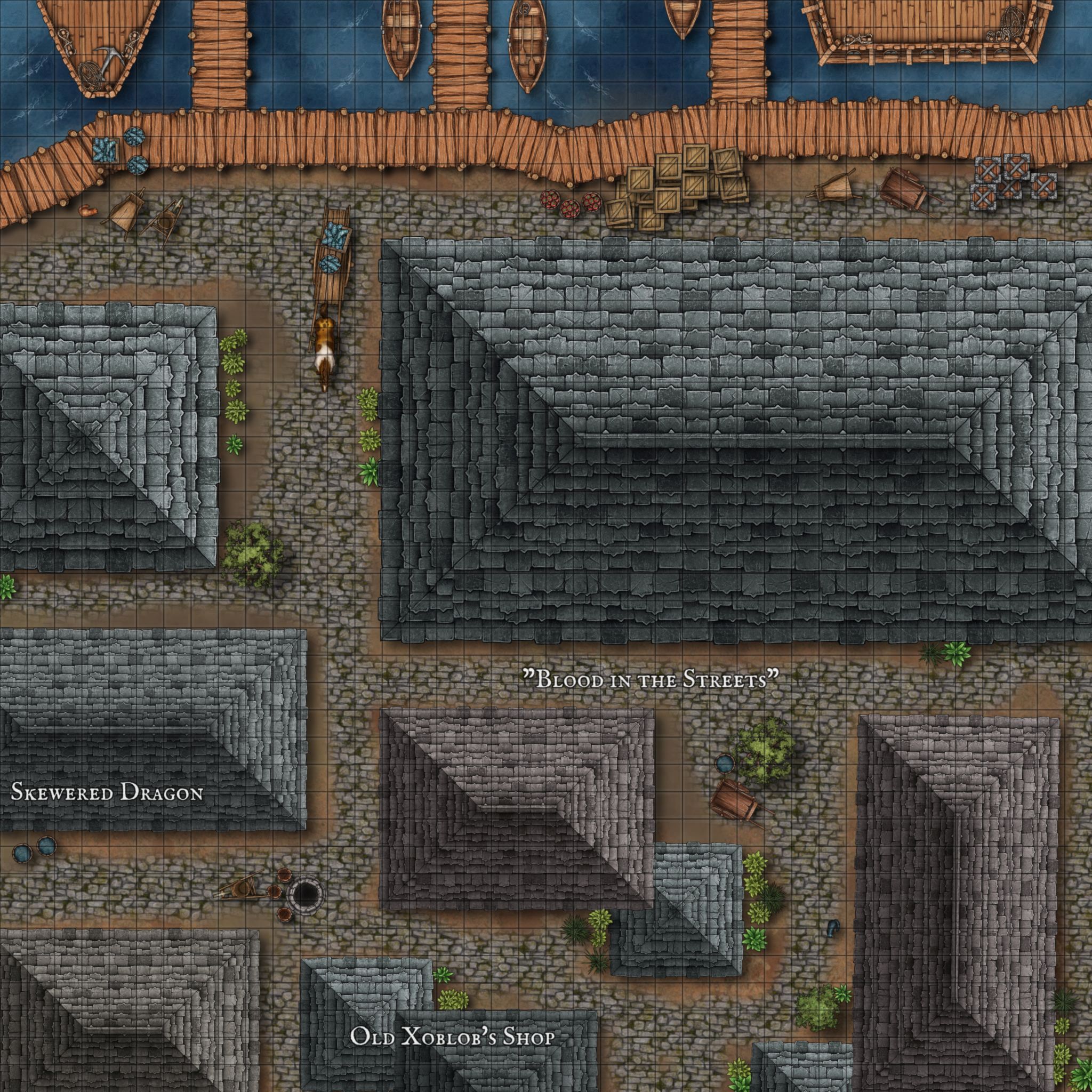 Waterdeep Docks | Inkarnate - Create Fantasy Maps Online