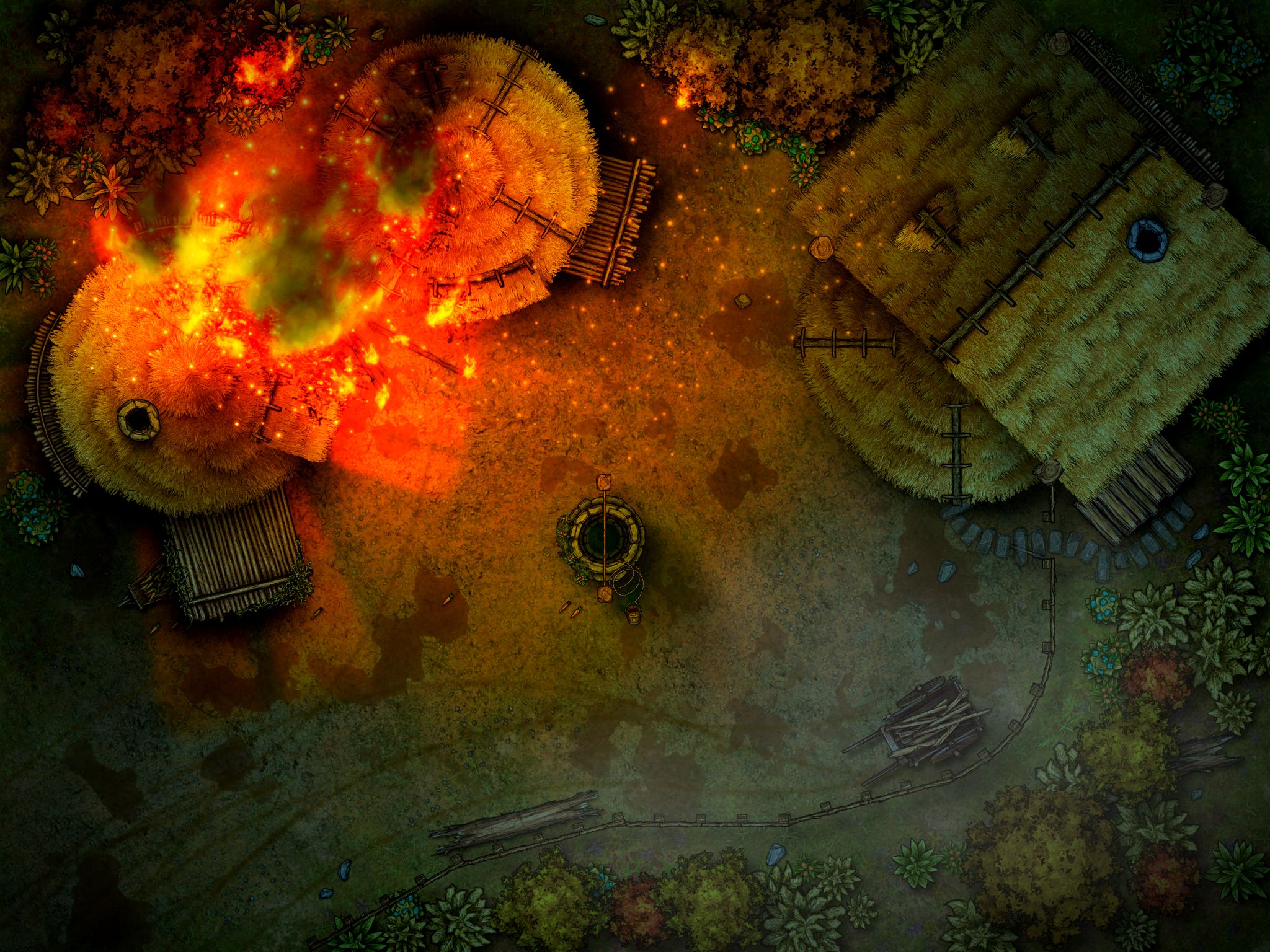 Burning Hovel | Inkarnate - Create Fantasy Maps Online