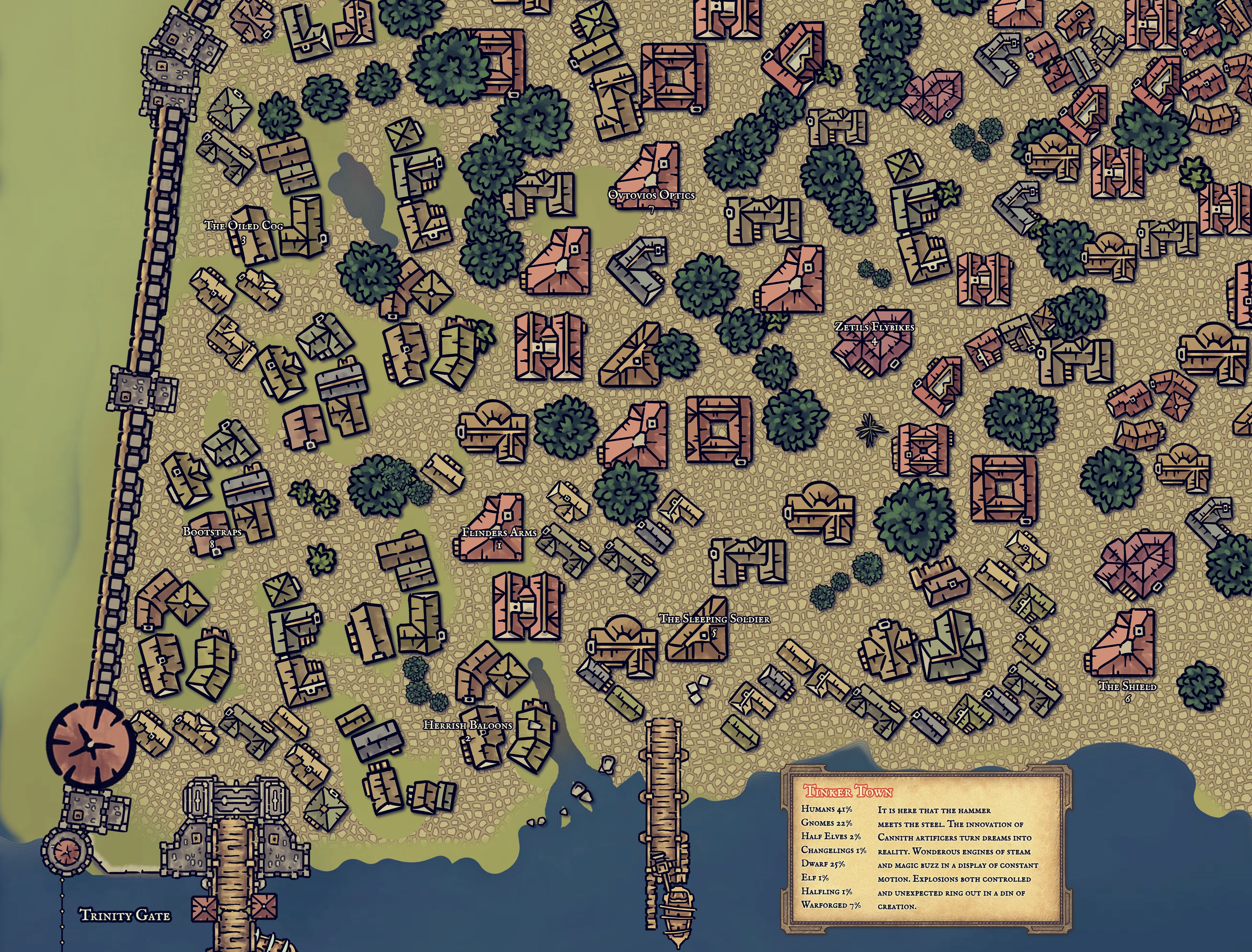Tinker Town | Inkarnate - Create Fantasy Maps Online