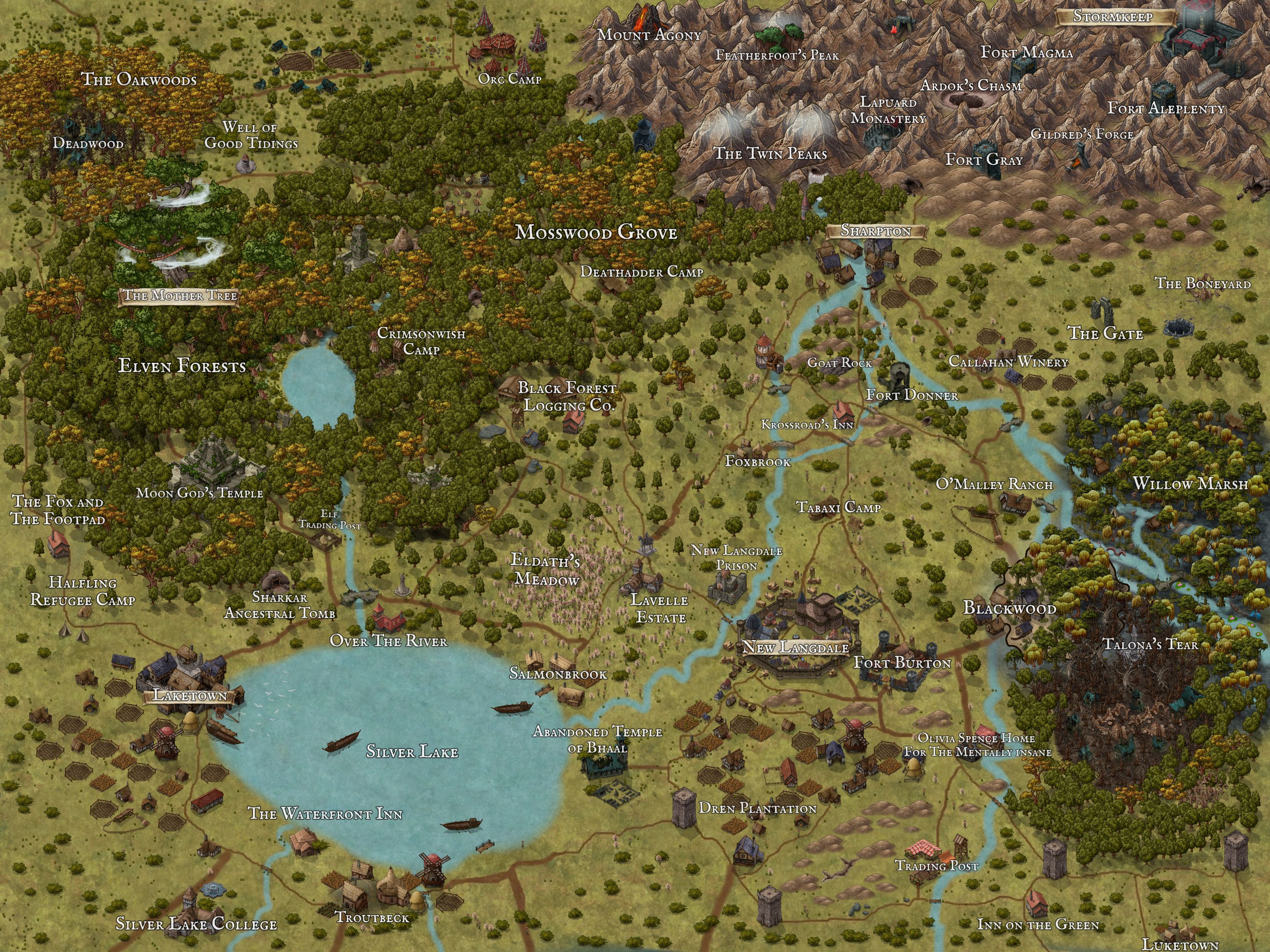 Region 1 with names | Inkarnate - Create Fantasy Maps Online