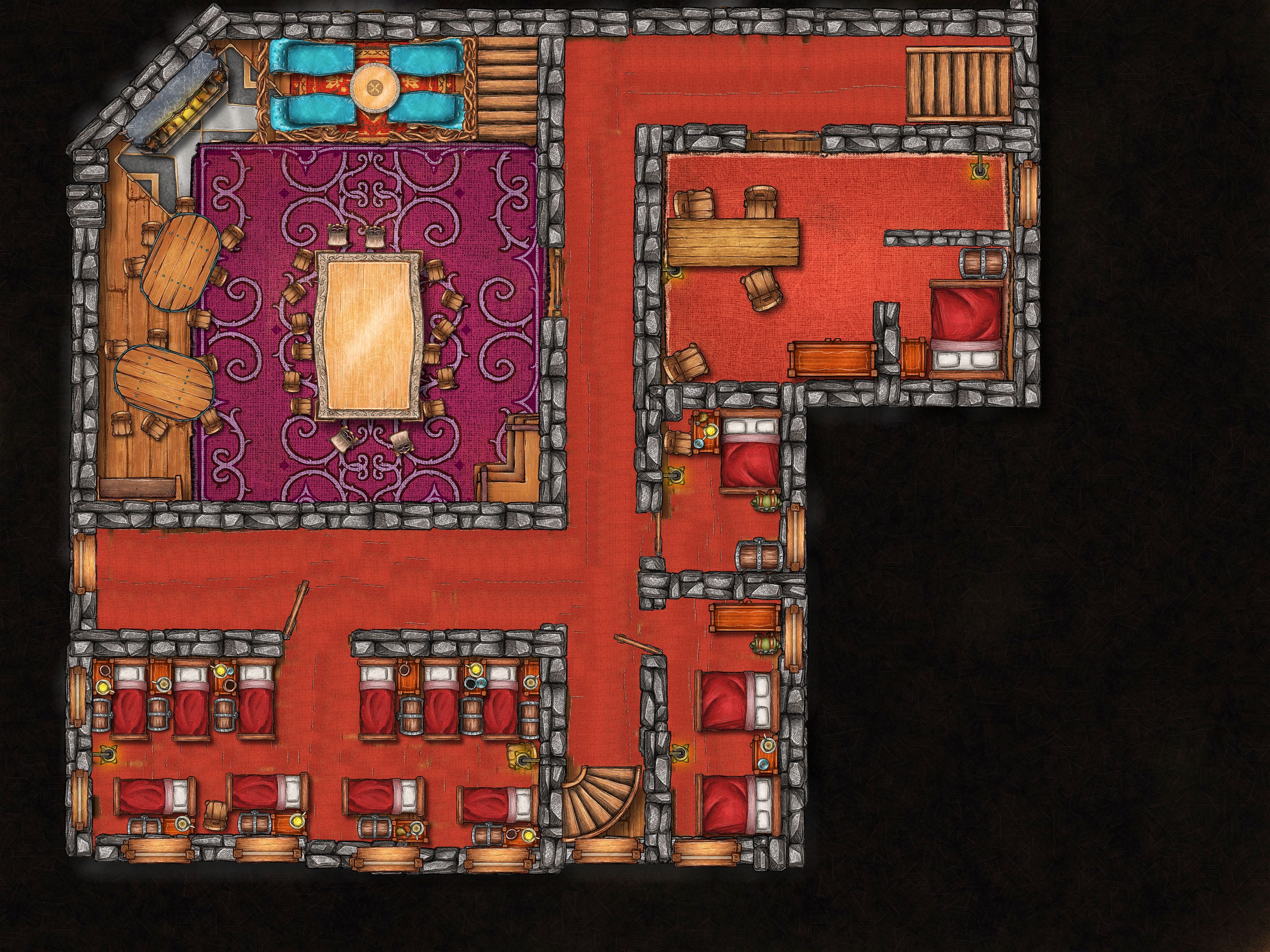 Taverne oben | Inkarnate - Create Fantasy Maps Online