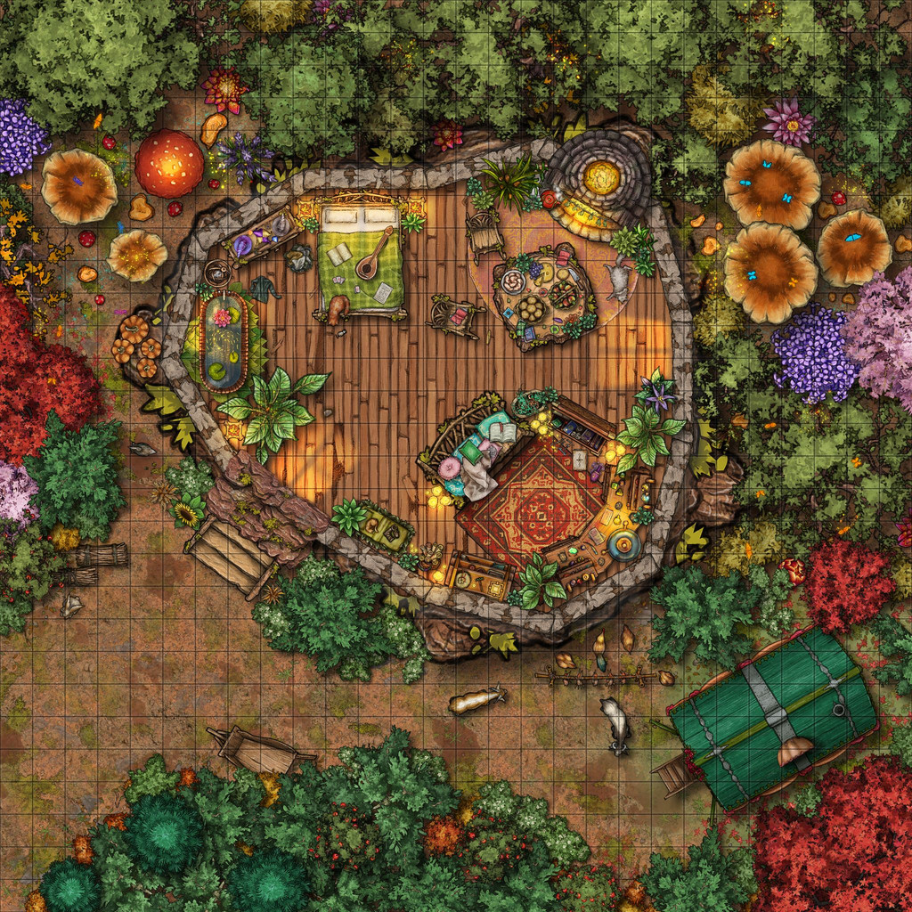The Witches Hut | Inkarnate - Create Fantasy Maps Online