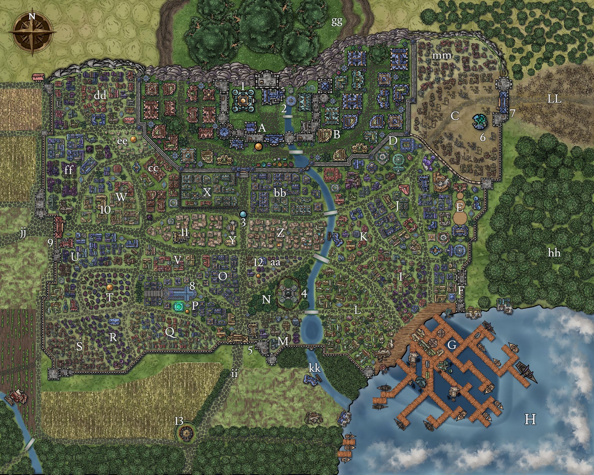 Garrix Var Fin 1 | Inkarnate - Create Fantasy Maps Online