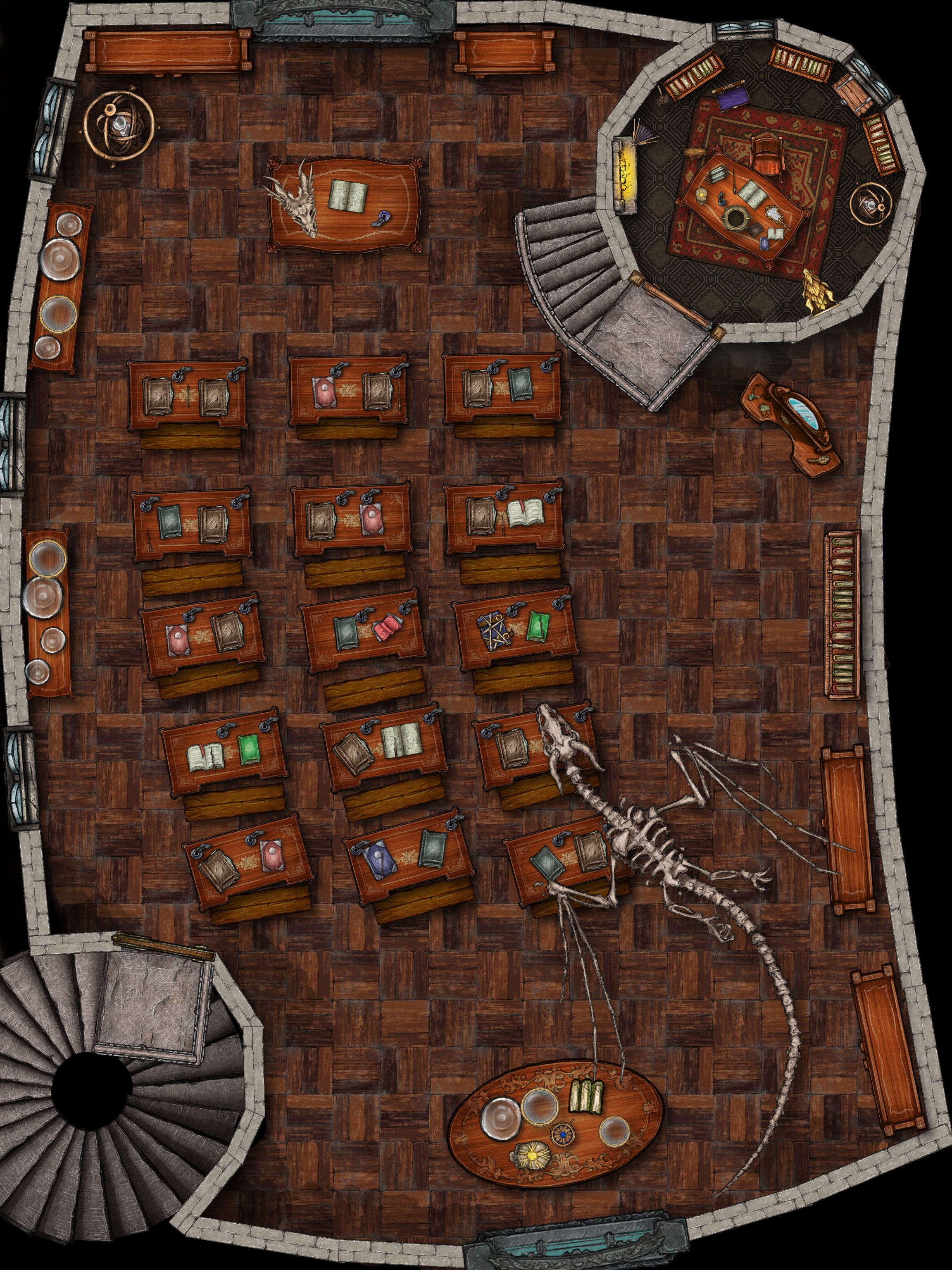 Defense Classroom | Inkarnate - Create Fantasy Maps Online