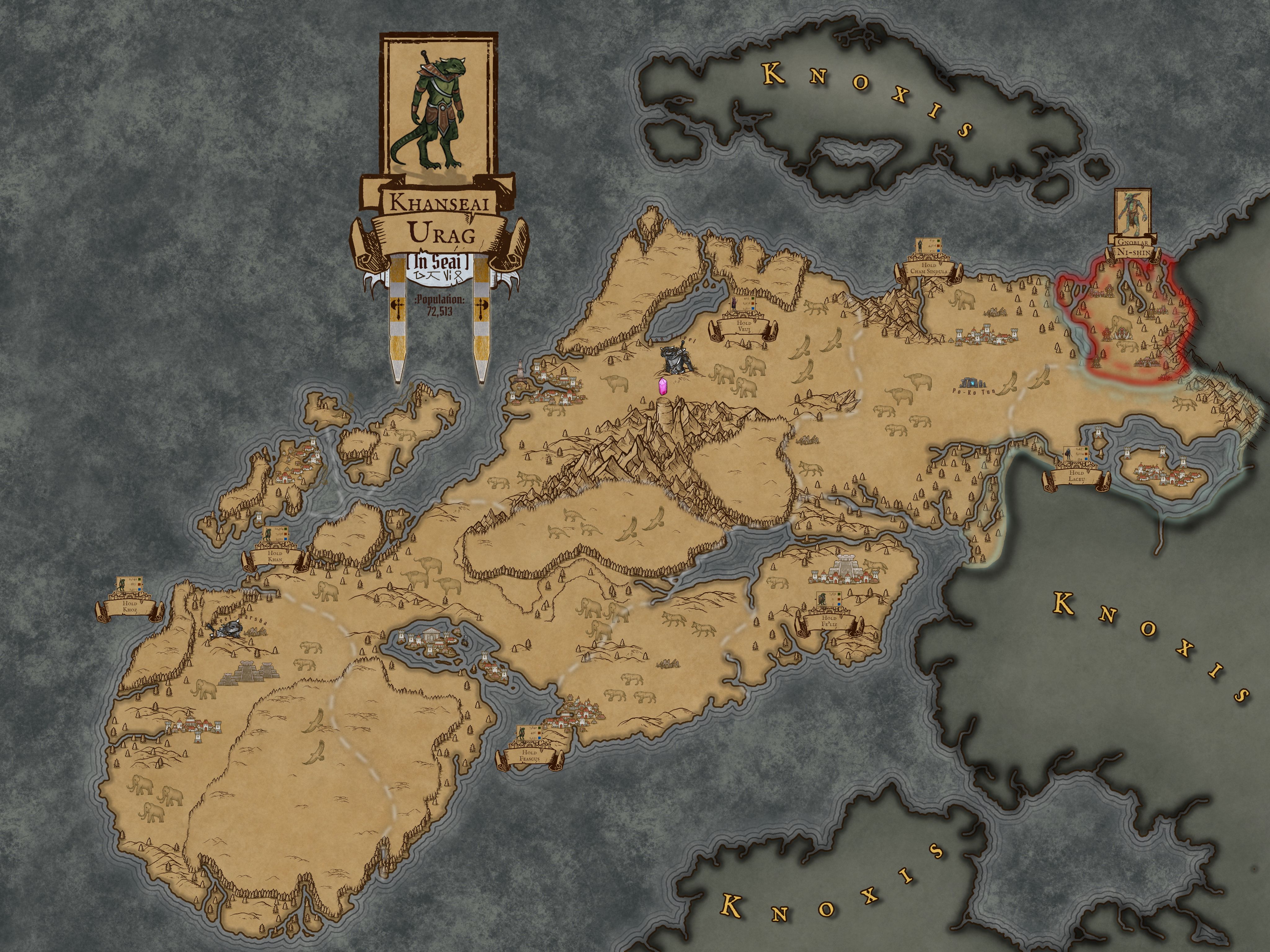 Kingdom Urag | Inkarnate - Create Fantasy Maps Online