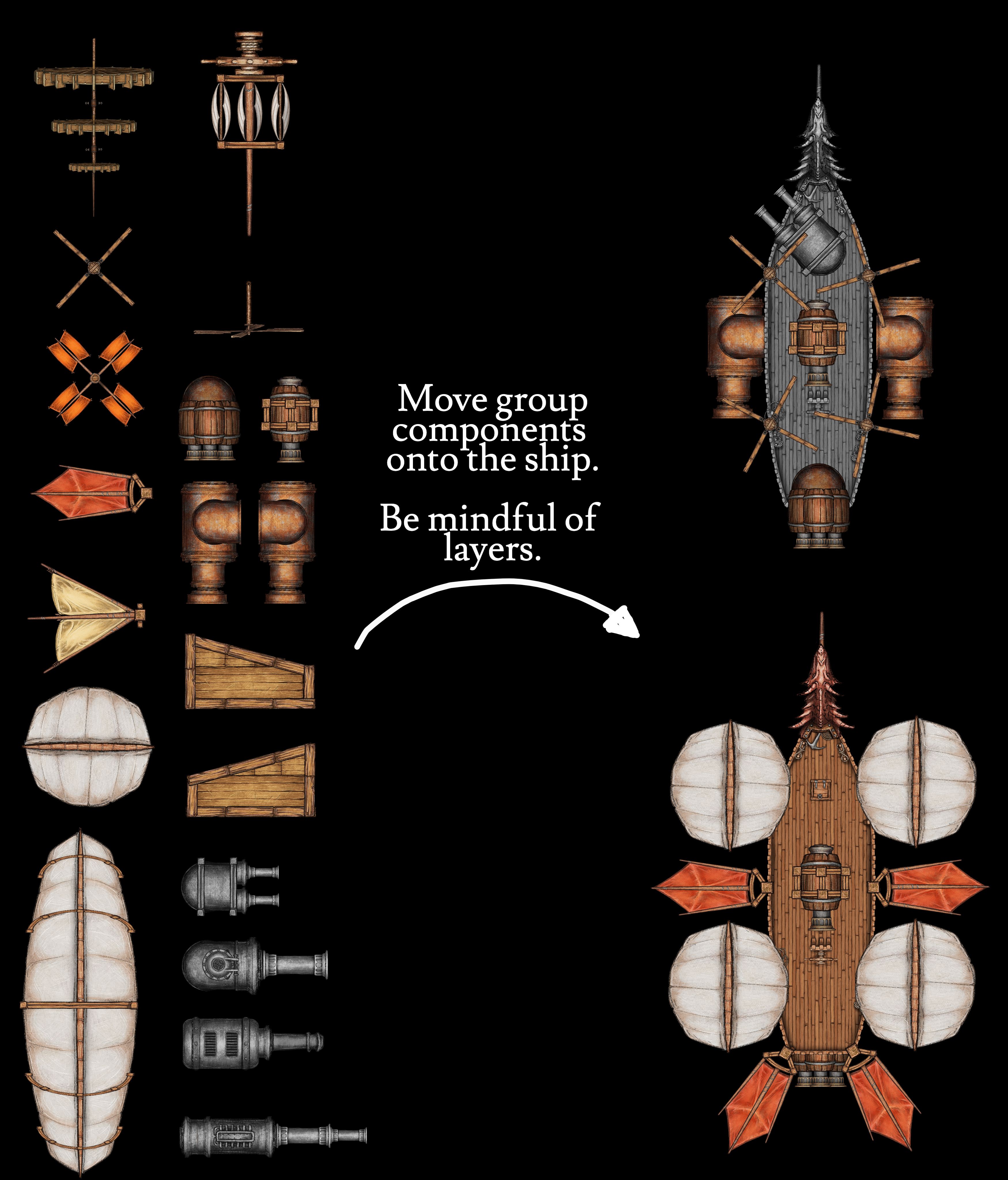 Build your own Airship Practice Map | Inkarnate - Create Fantasy Maps ...